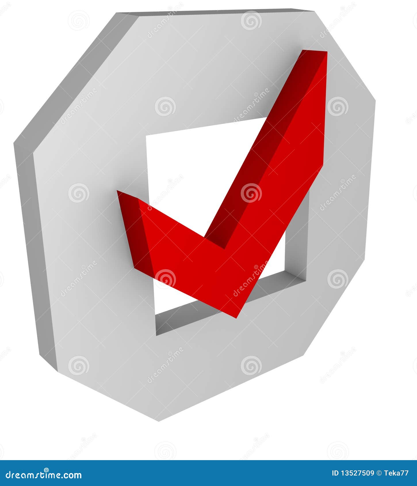 3d check box stock illustration. Illustration of grey - 13527509