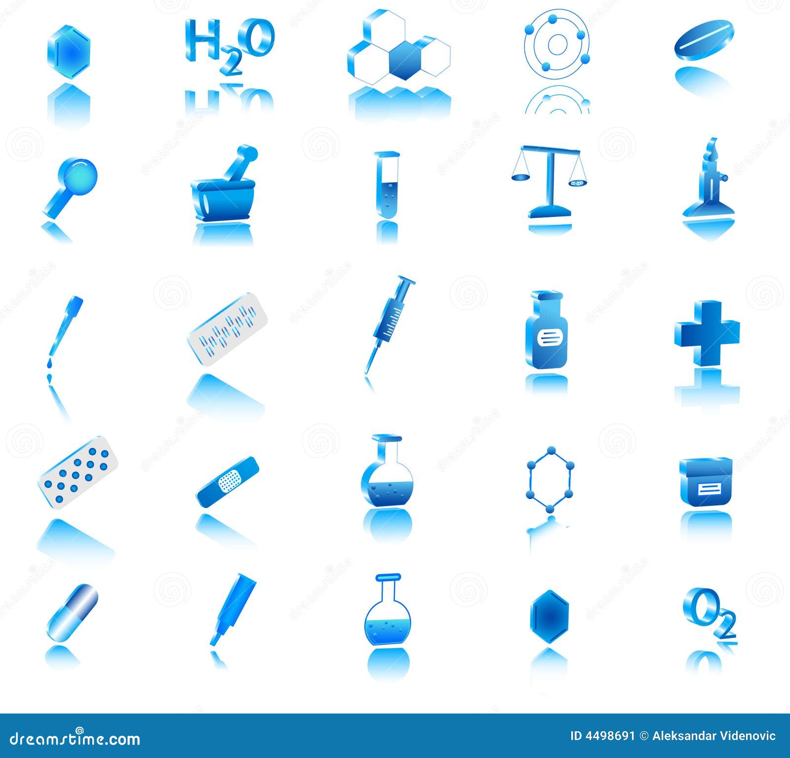 3d chemistry icon stock vector. Illustration of libra - 4498691
