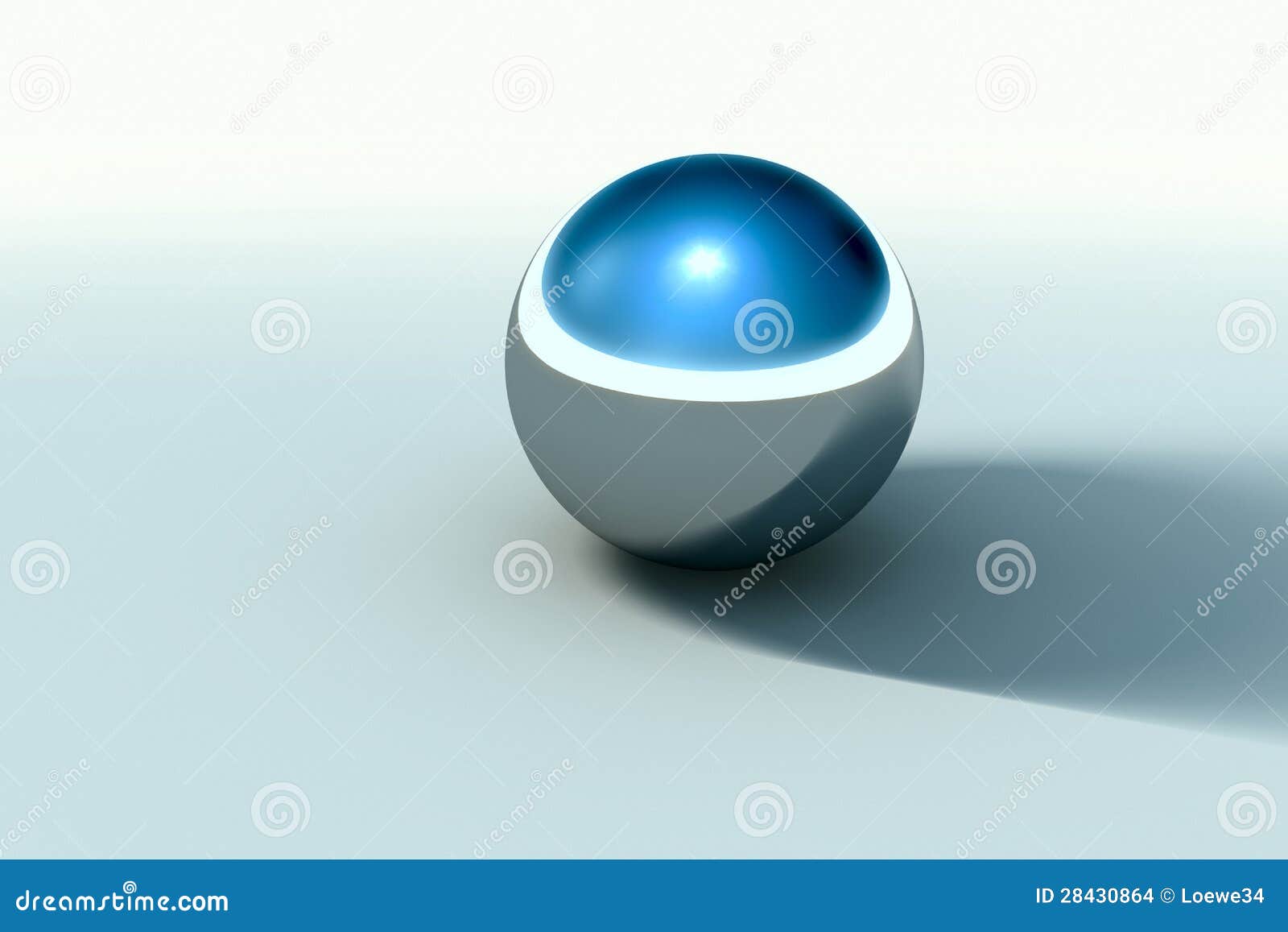 Chrome ball stock illustration. Illustration of design - 28430864