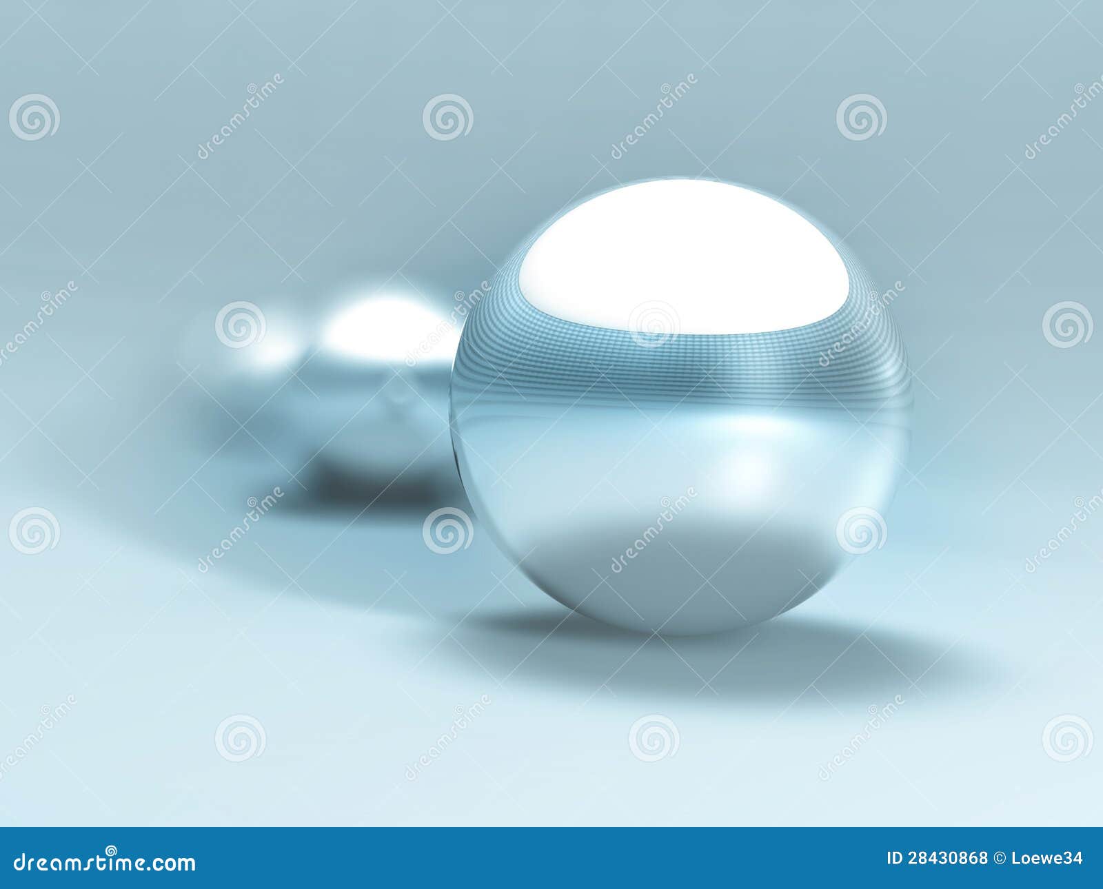 3D Chrome Balls stock illustration. Illustration of render - 28430868