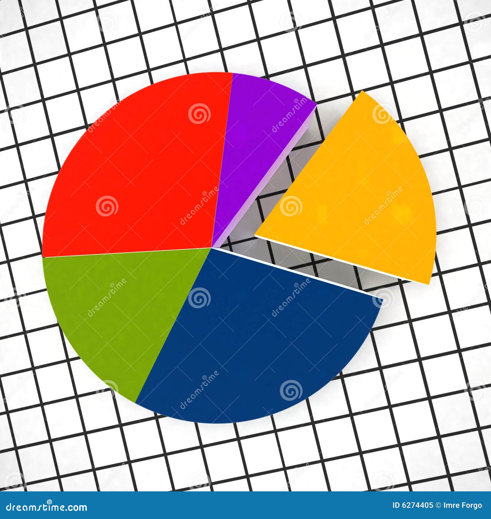 3d circle diagram stock illustration. Illustration of gain - 6274405