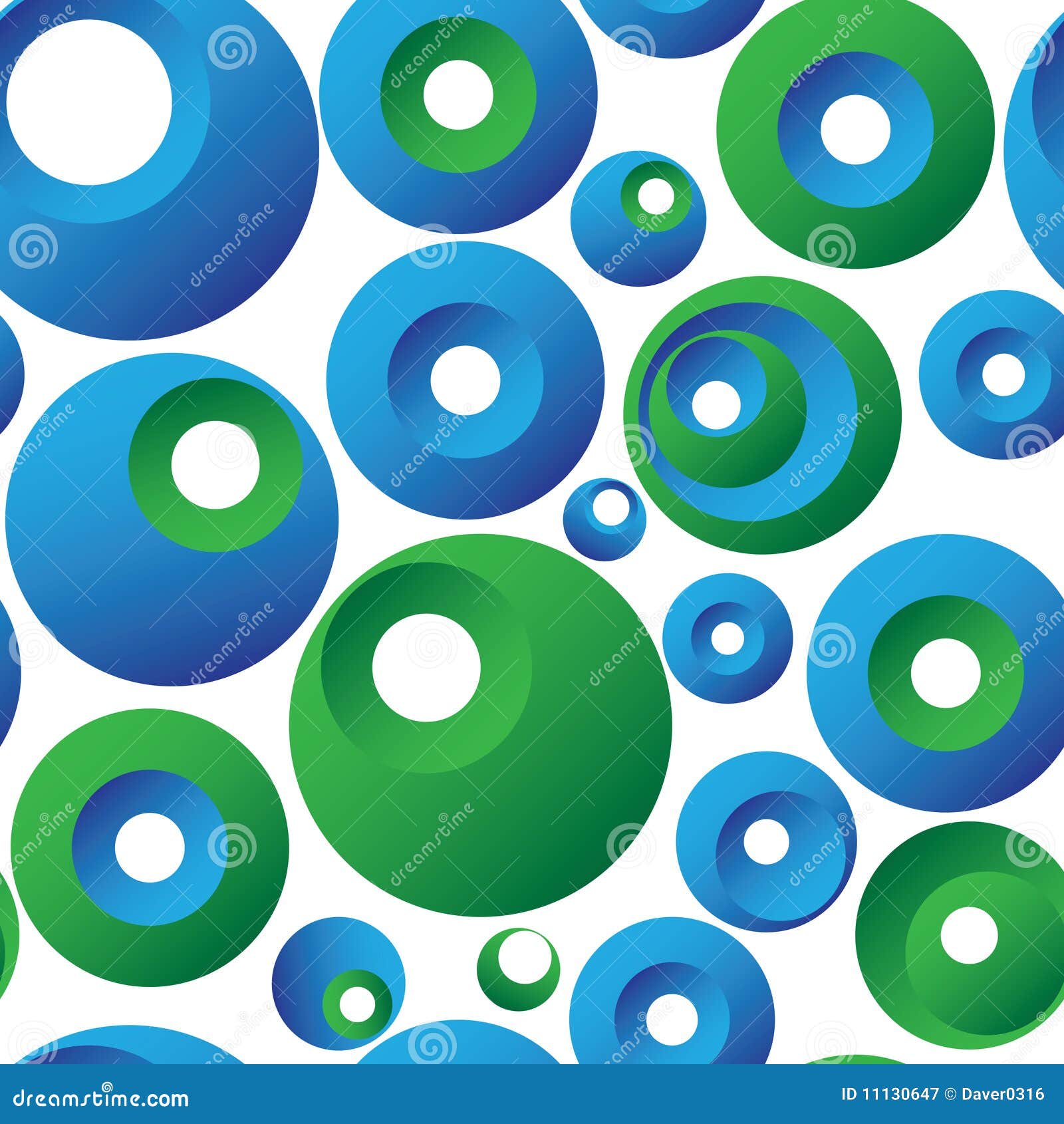 3D Circle Seamless Background Stock Vector - Illustration of background ...