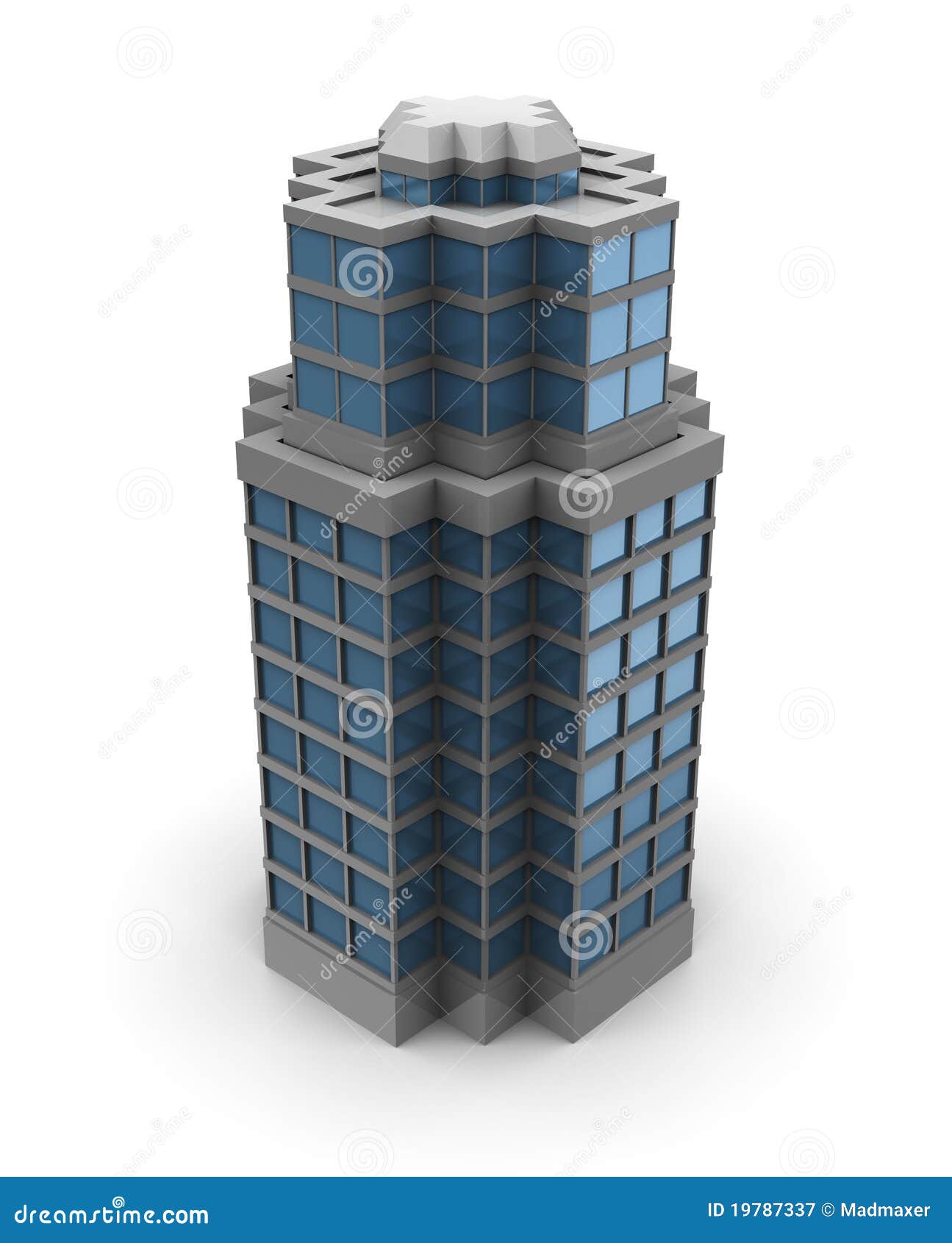 3d Cylinder Building
