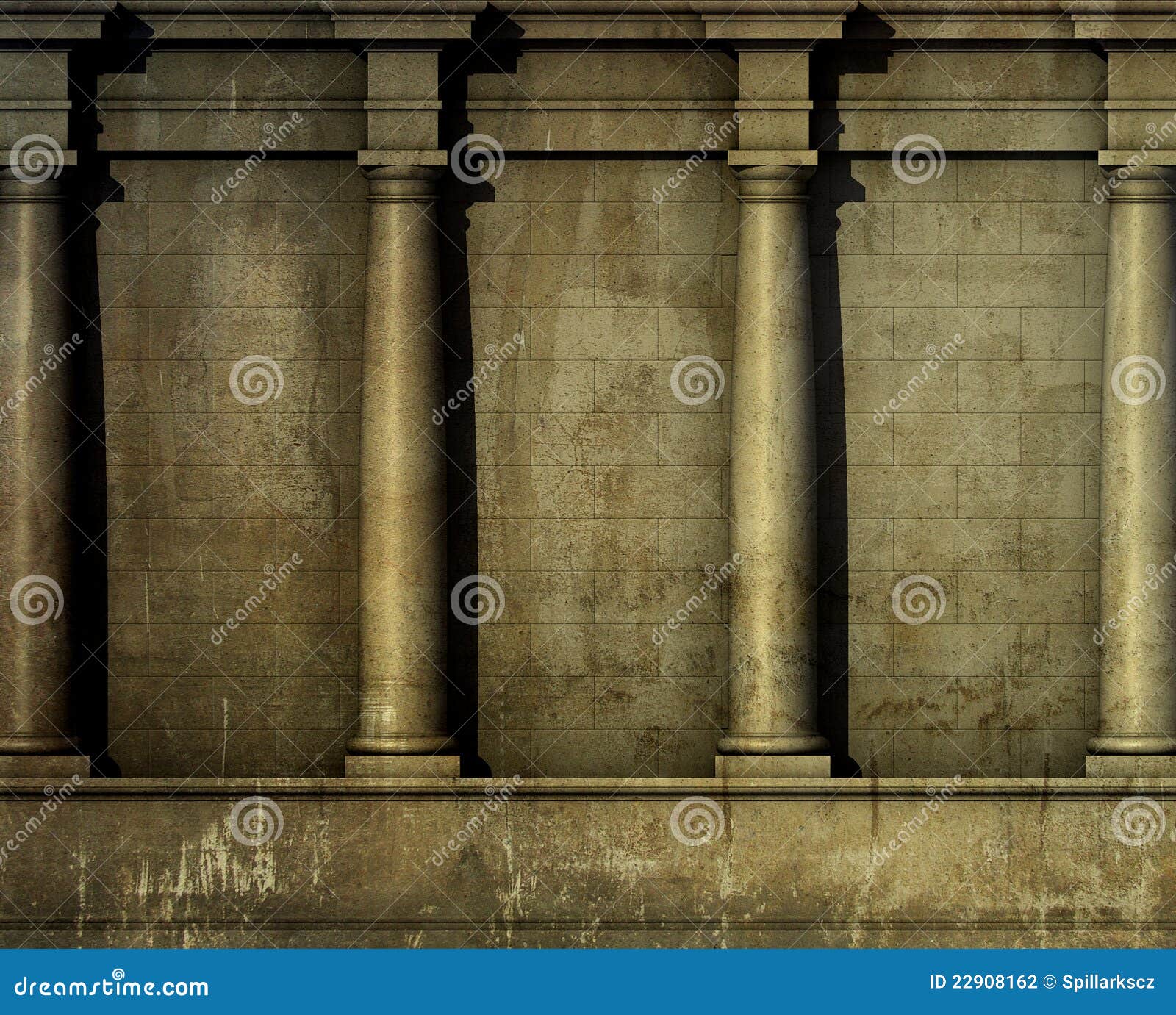 Roman Wall Masonry, Opus Reticulatum, Vintage Engraving Vector ...