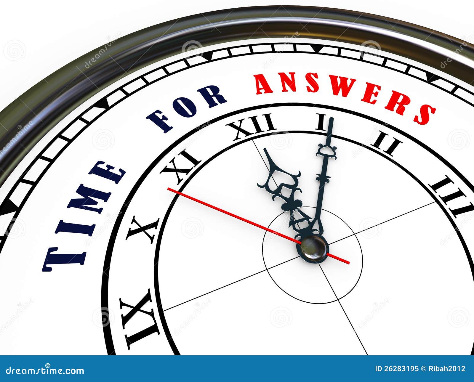 3d Clock - Time for Answers Stock Illustration - Illustration of ... 3d Clock - Time for Answers Stock Illustration - Illustration of ...