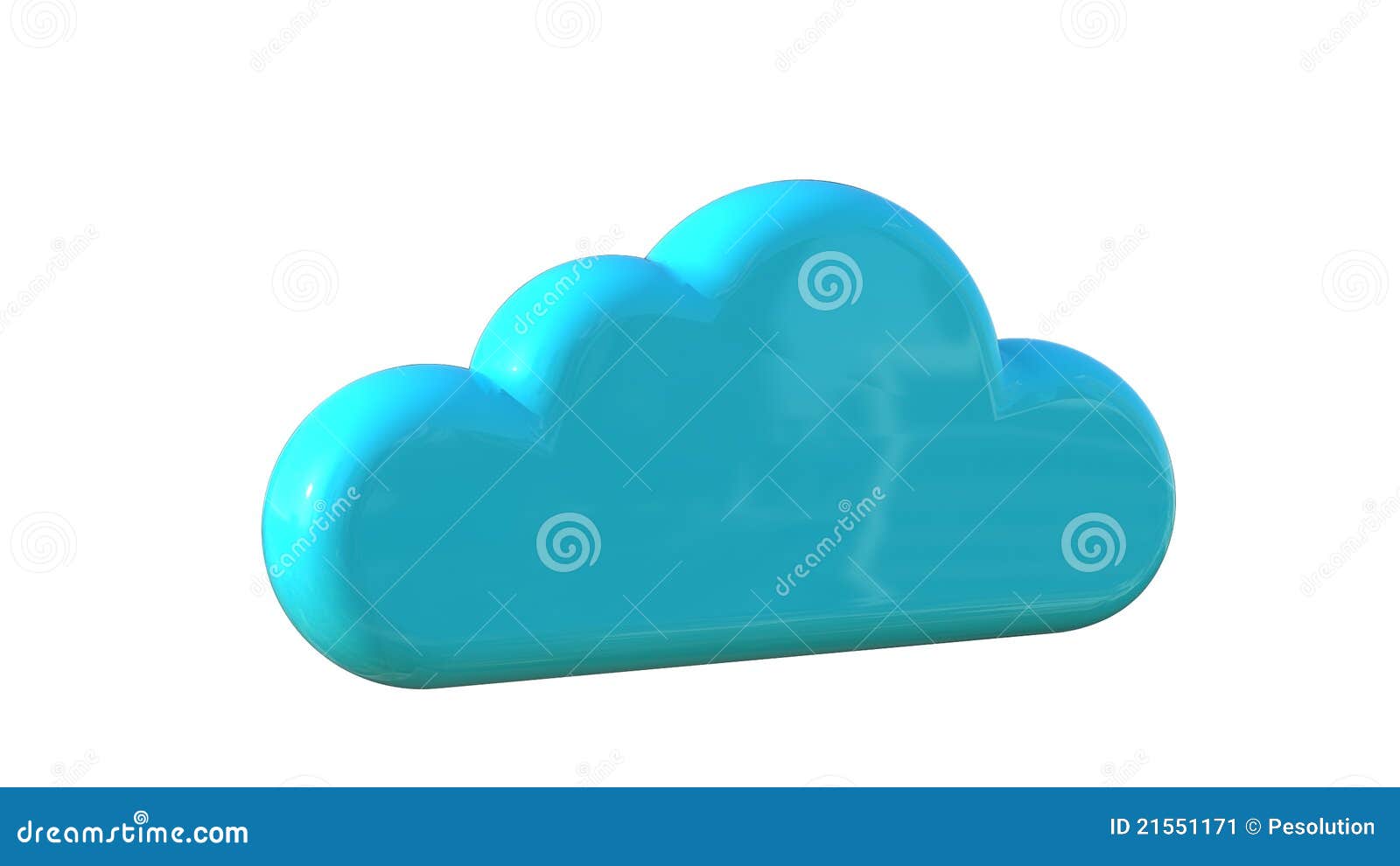 3D Cloud stock image. Image of cooperation, collaboration - 21551171