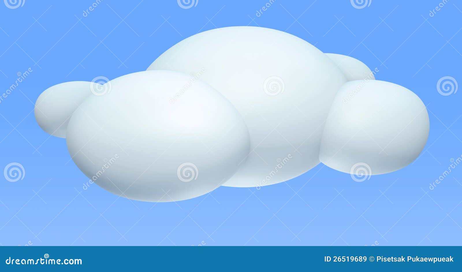 3D cloud stock illustration. Illustration of data, graphics - 26519689
