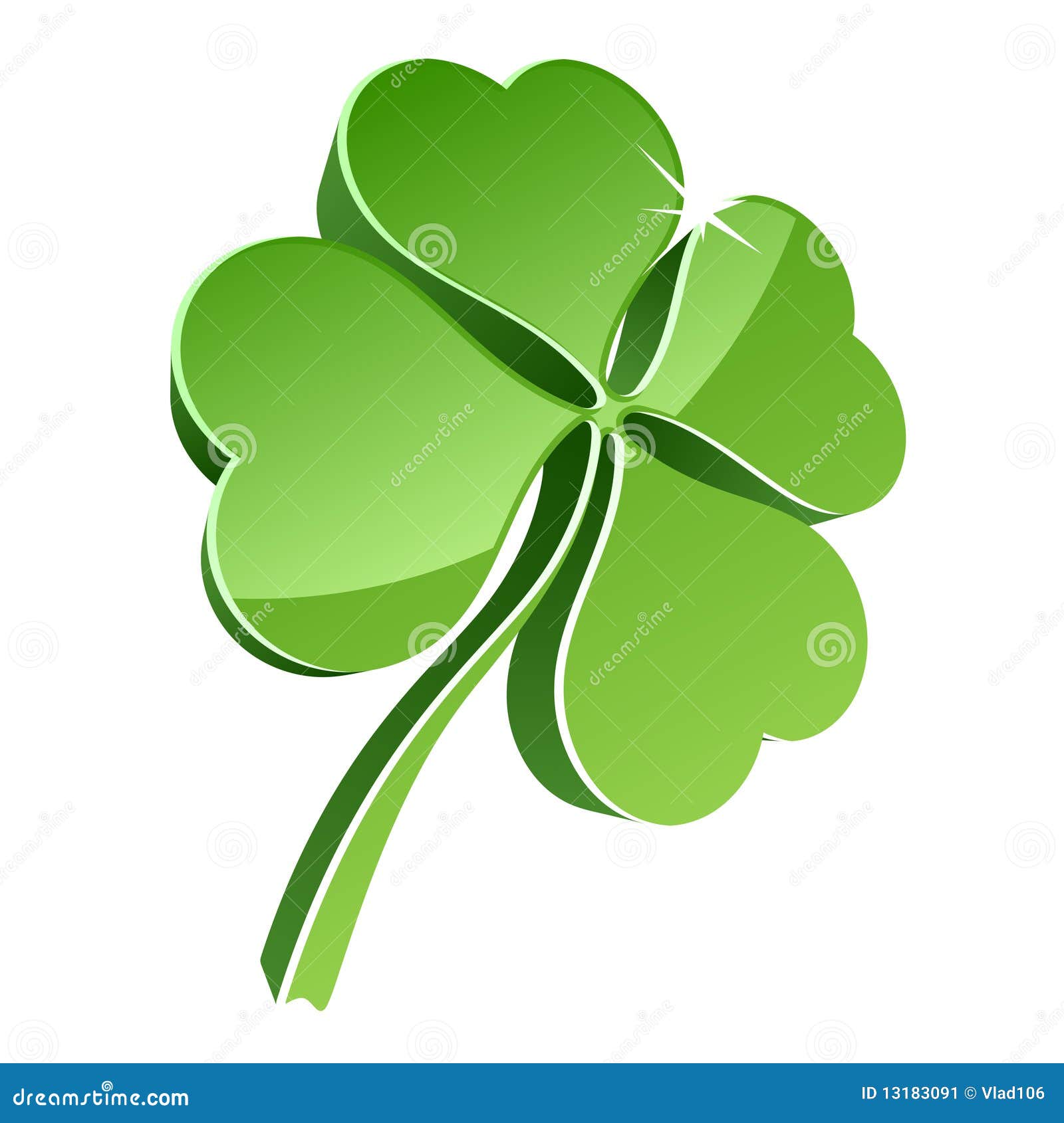 Clover Cartoon Vector | CartoonDealer.com #11106887