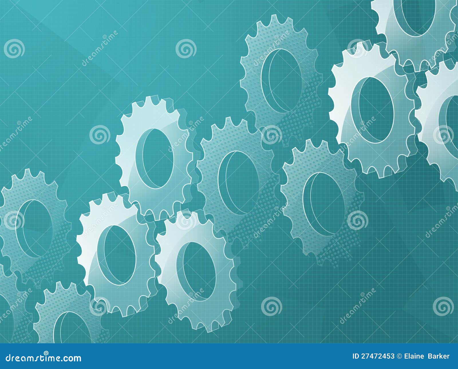3d cog background stock vector. Illustration of concept - 27472453