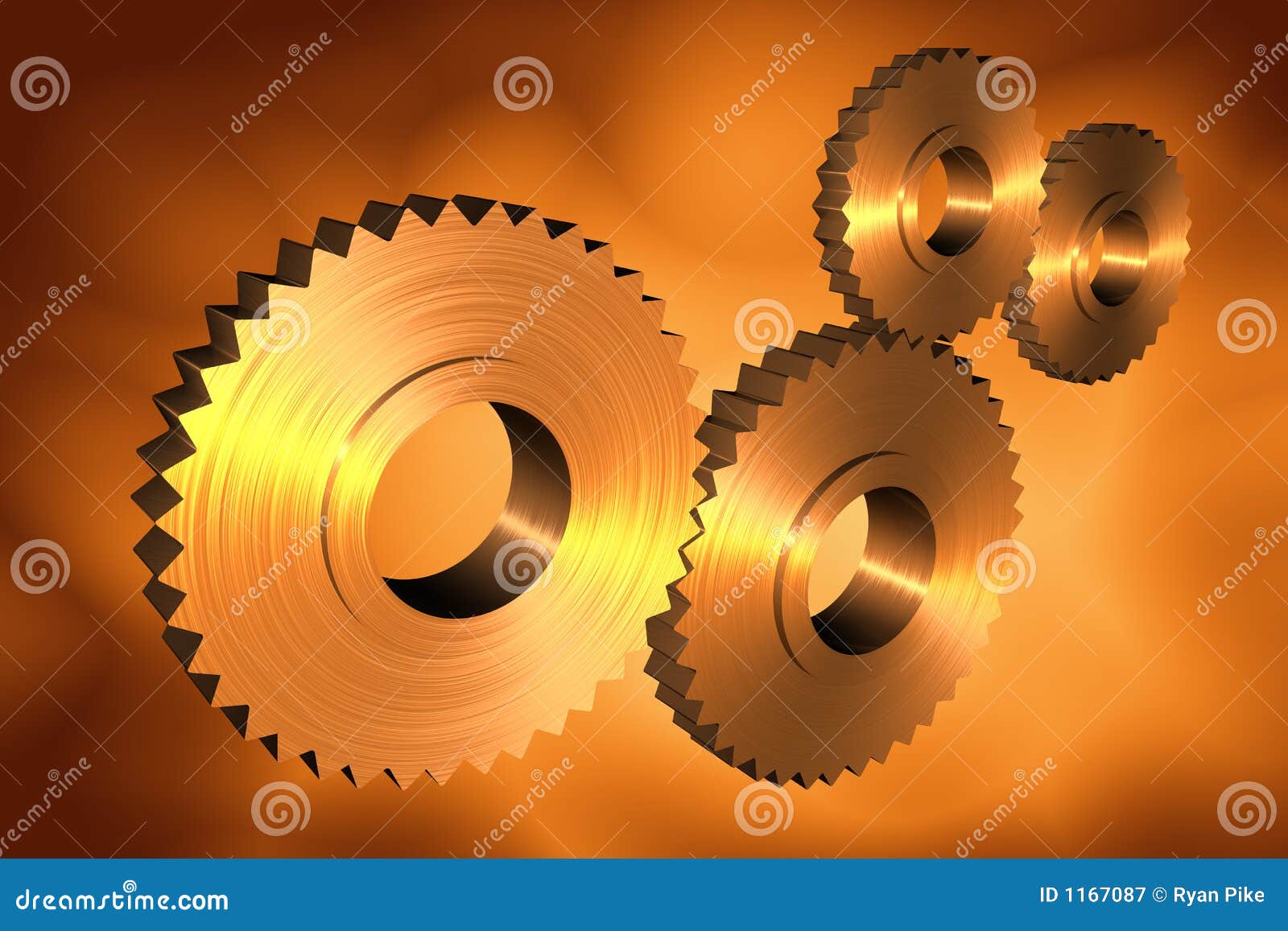 3d cogs stock illustration. Illustration of idler, active - 1167087