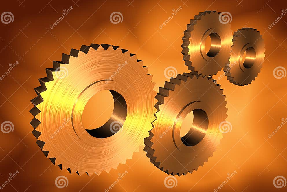 3d cogs stock illustration. Illustration of idler, active - 1167087