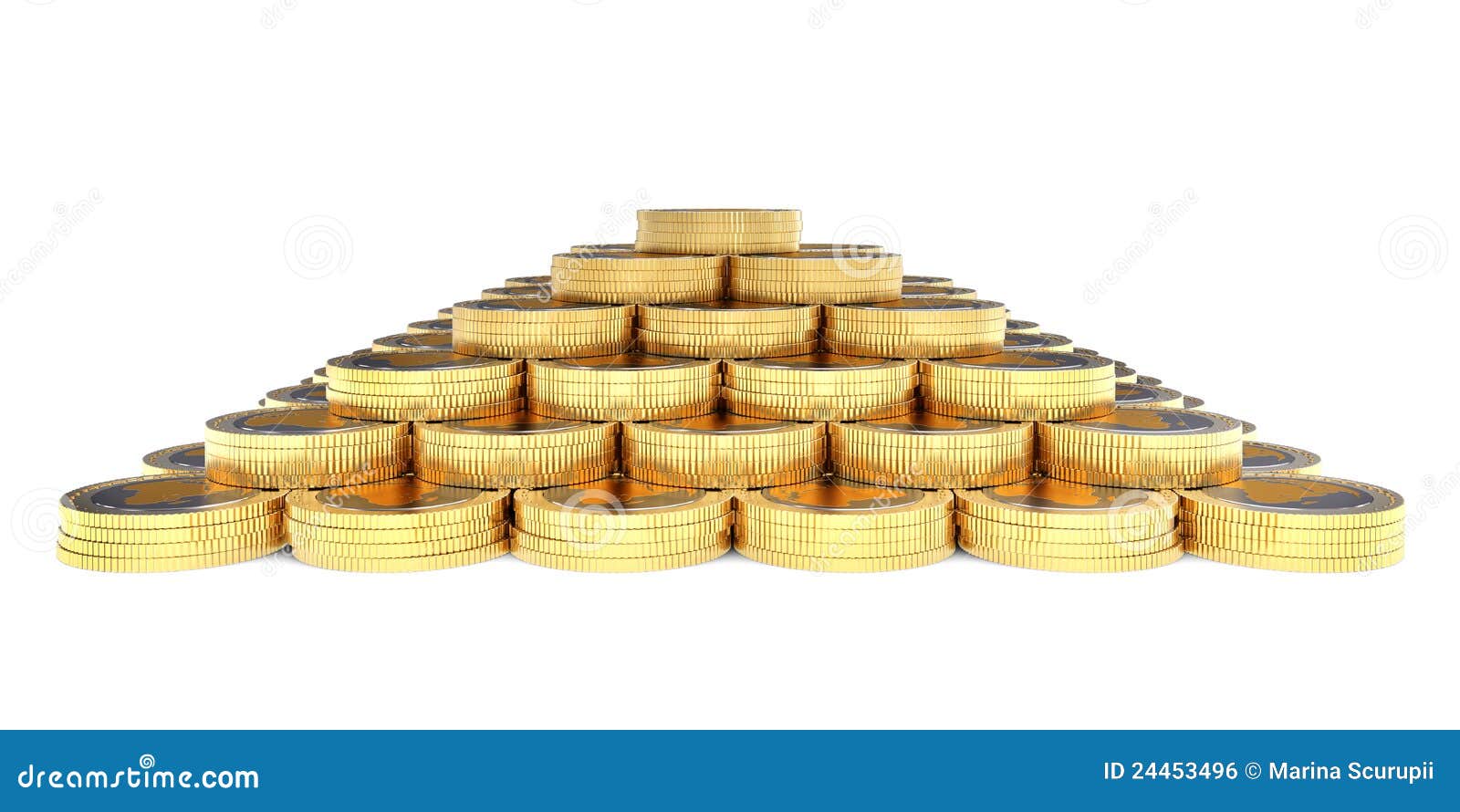 Finance, Pyramid Chart And Cashback Icons Set. Salary Employees ...