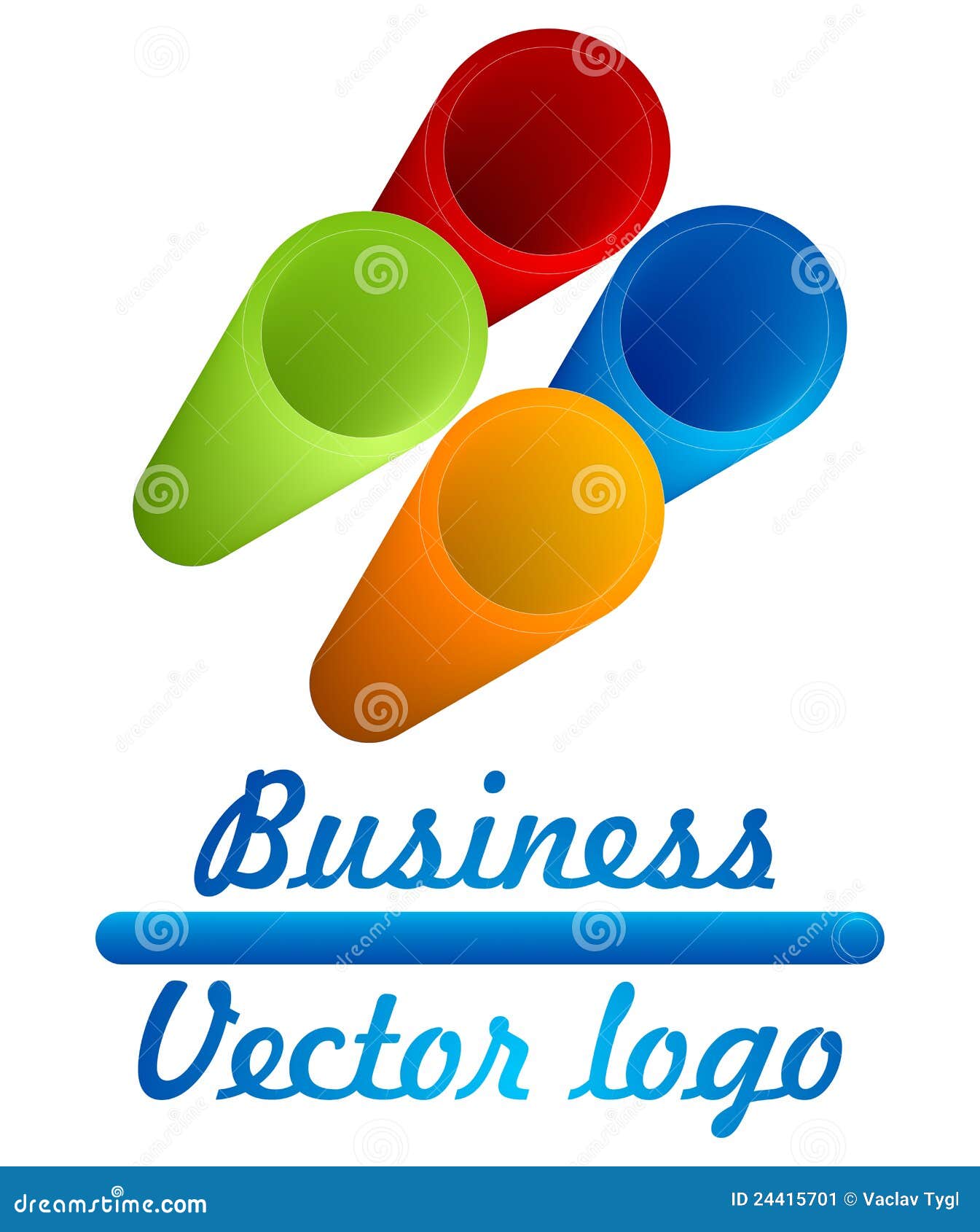 Pipe Logo. Corporate Logo Design Template Isolated On A Green ...