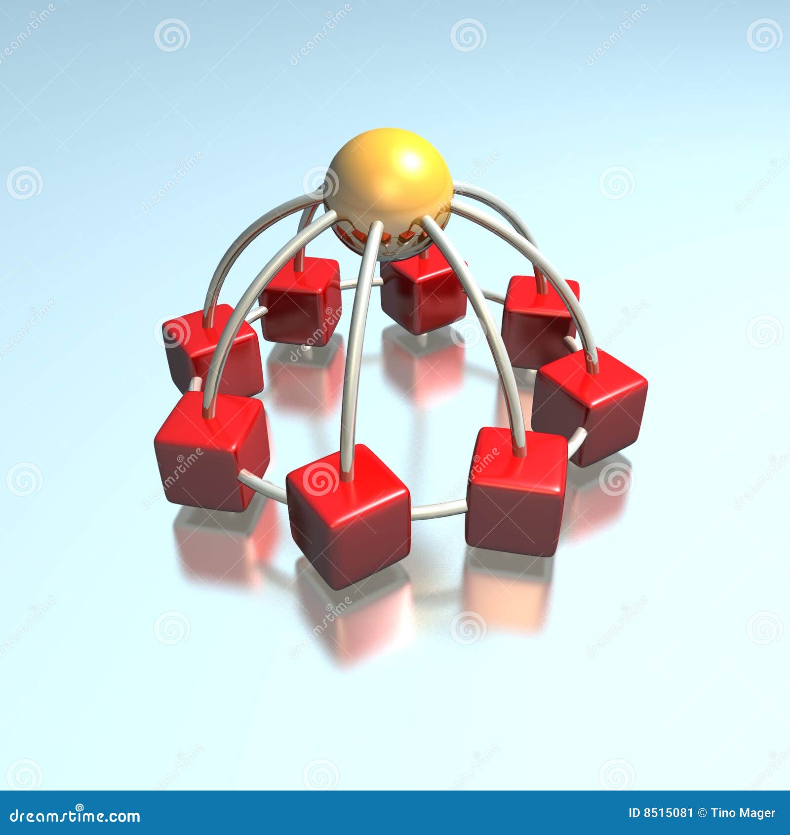 3d communication network stock illustration. Illustration of template ...