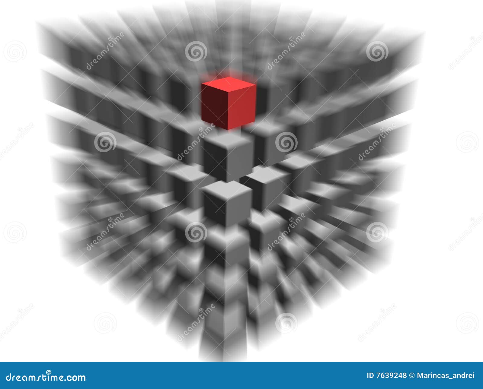 3d composition of cubes stock illustration. Illustration of form - 7639248