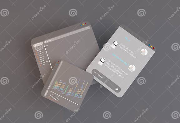 3D Computer AI Robot Chatbot Web UIUX. . SOFTWARE Programming ...