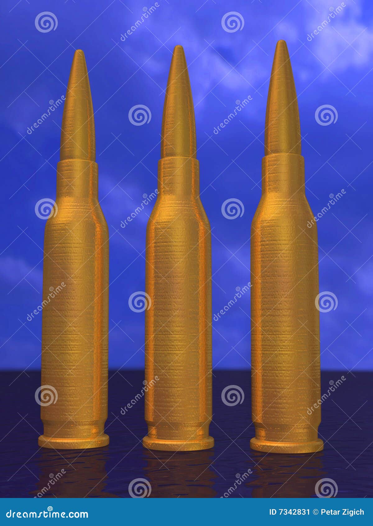 3d concept stock illustration. Illustration of gold, object - 7342831