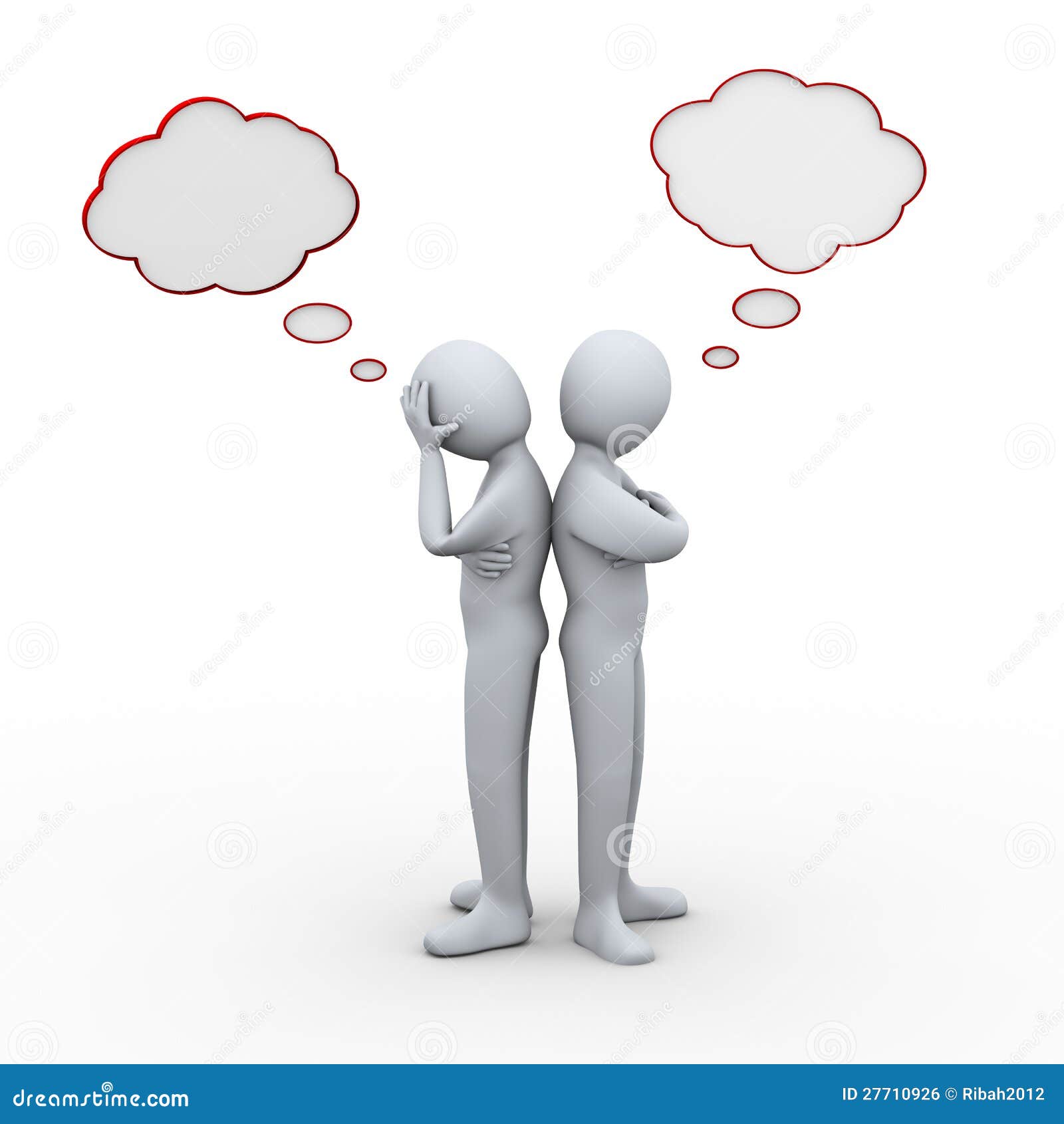 Conflict Between Two People. Anger, Aggression, Screaming, Argument ...