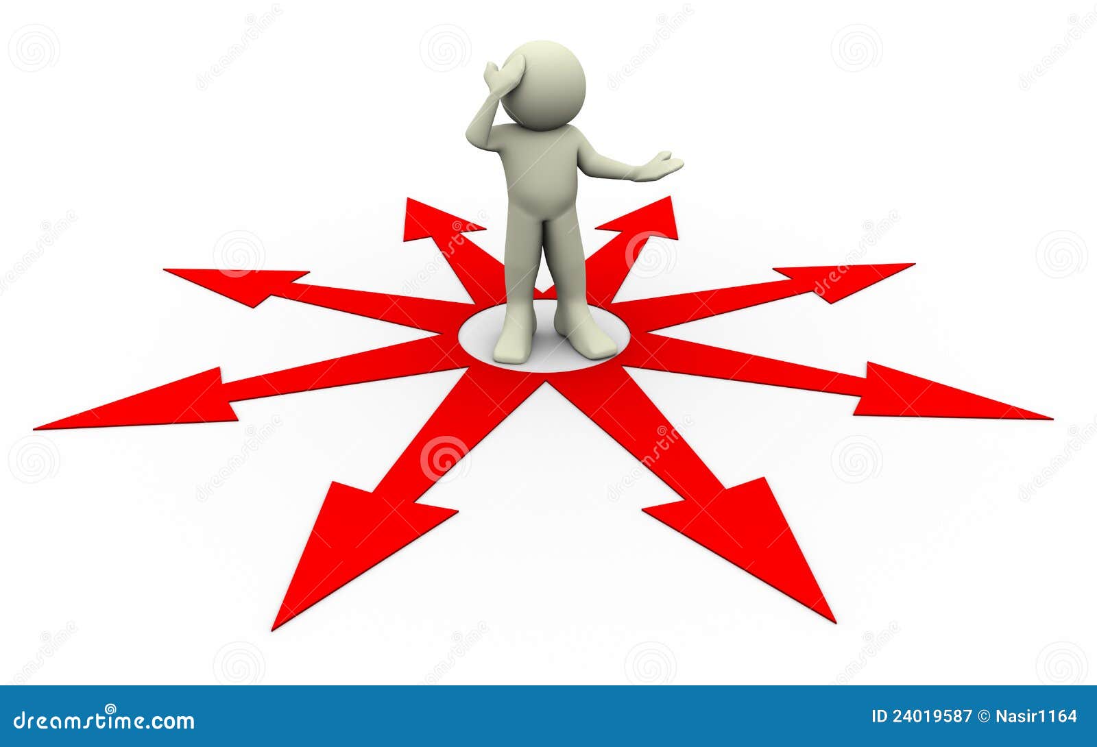 Arrow Confused Man Stock Illustrations – 1,945 Arrow Confused Man Stock ...