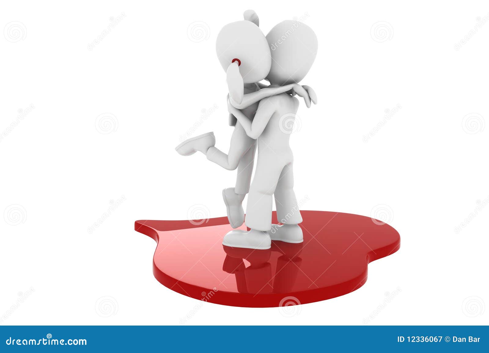 3d couple hugging stock illustration. Illustration of friend - 12336067