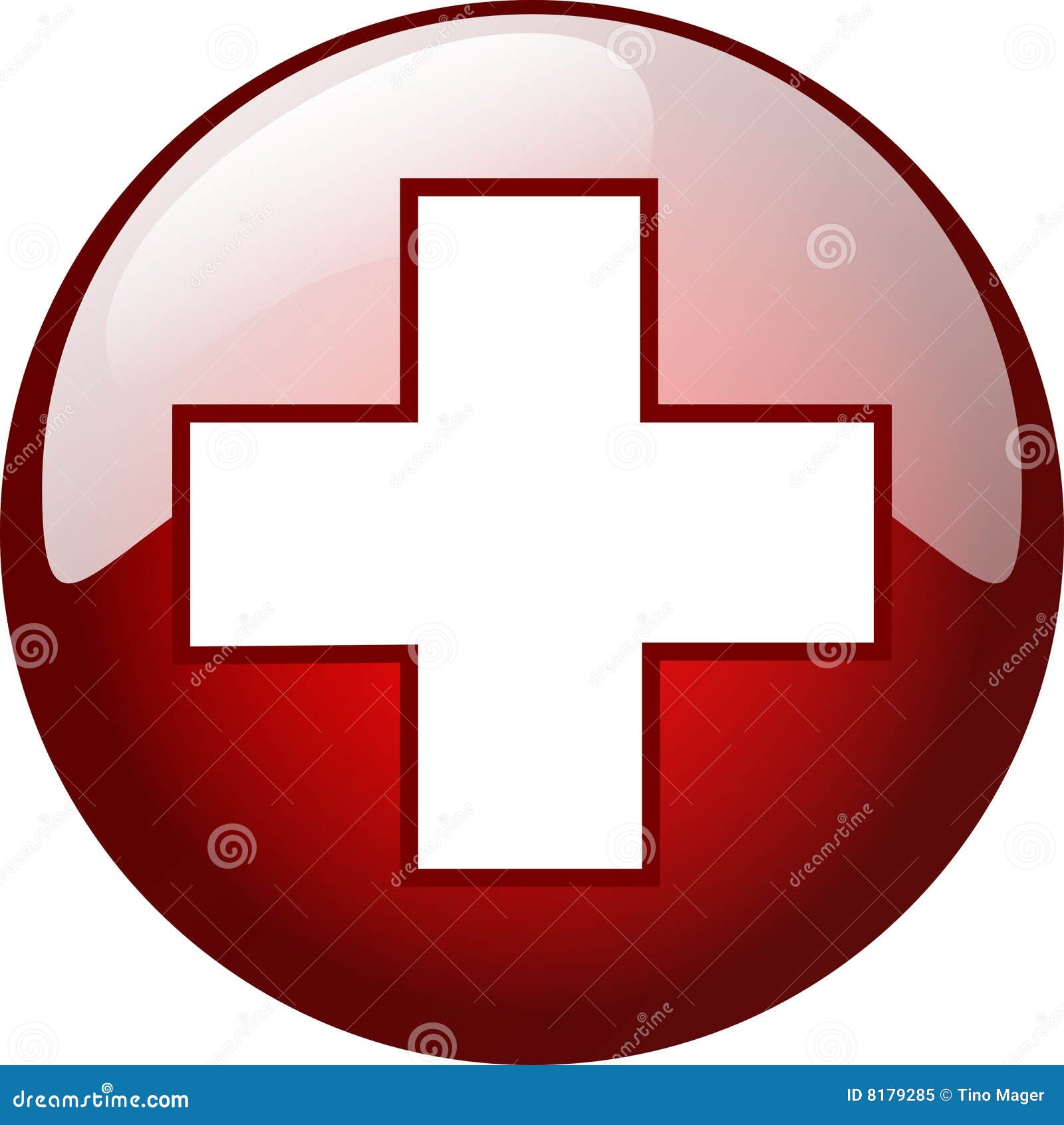 3d cross button stock illustration. Illustration of medical - 8179285