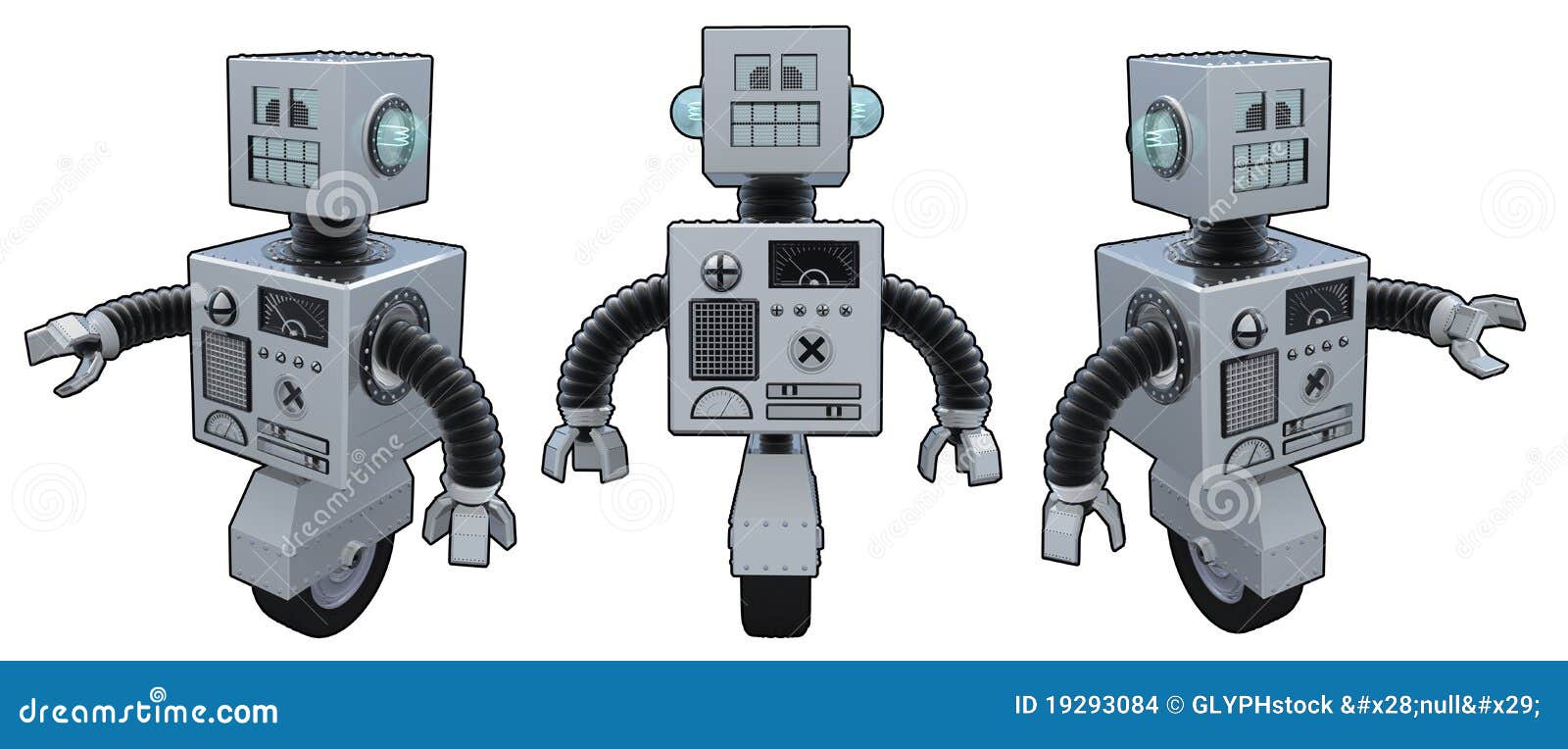 3D Cube-Bot Picture. Image: 19293084