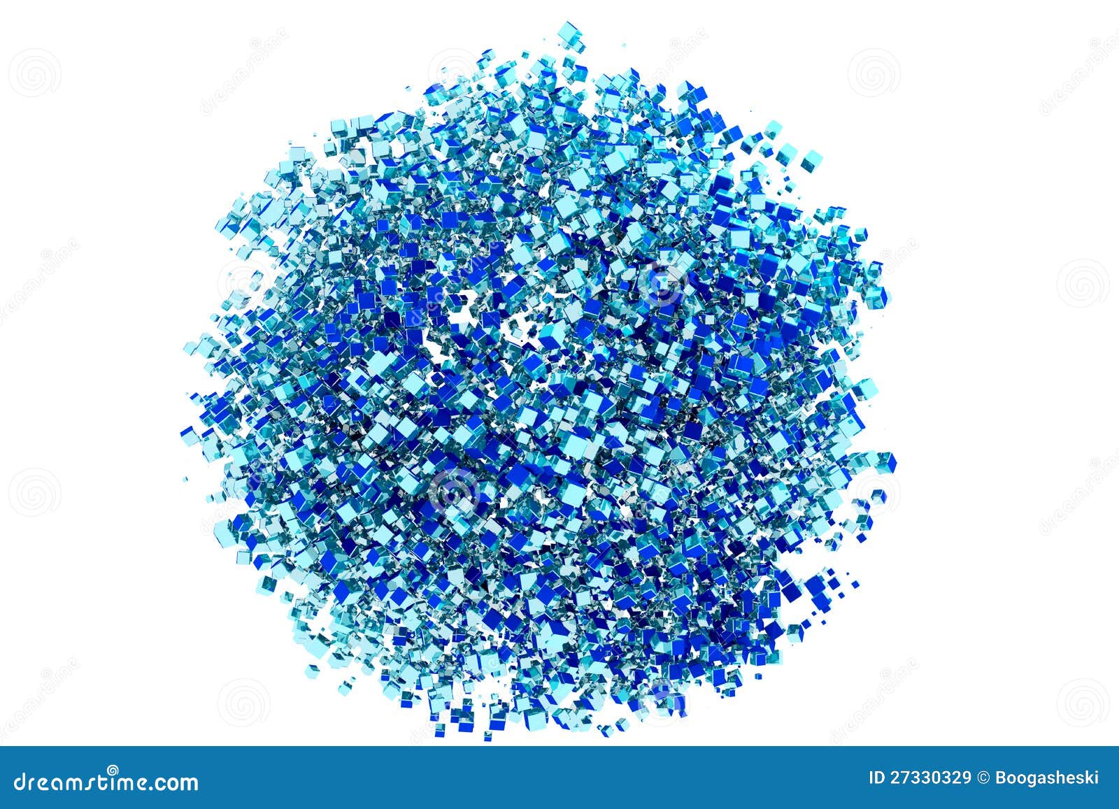 3D Cube Explosion stock illustration. Illustration of globe - 27330329