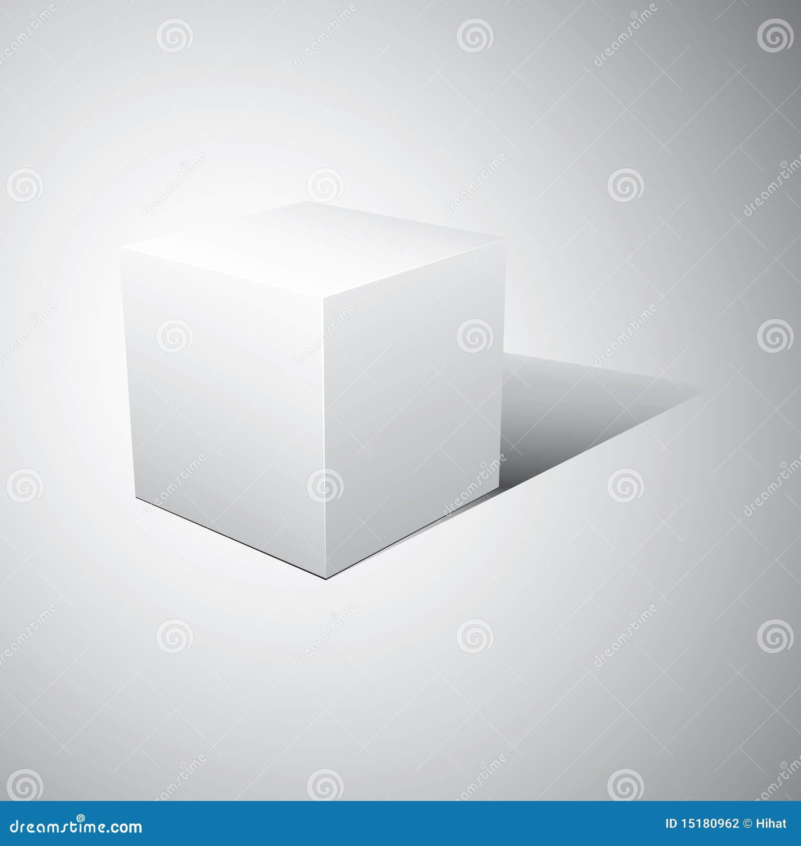 3D Cube. Vector Illustration Stock Illustration - Illustration of ...
