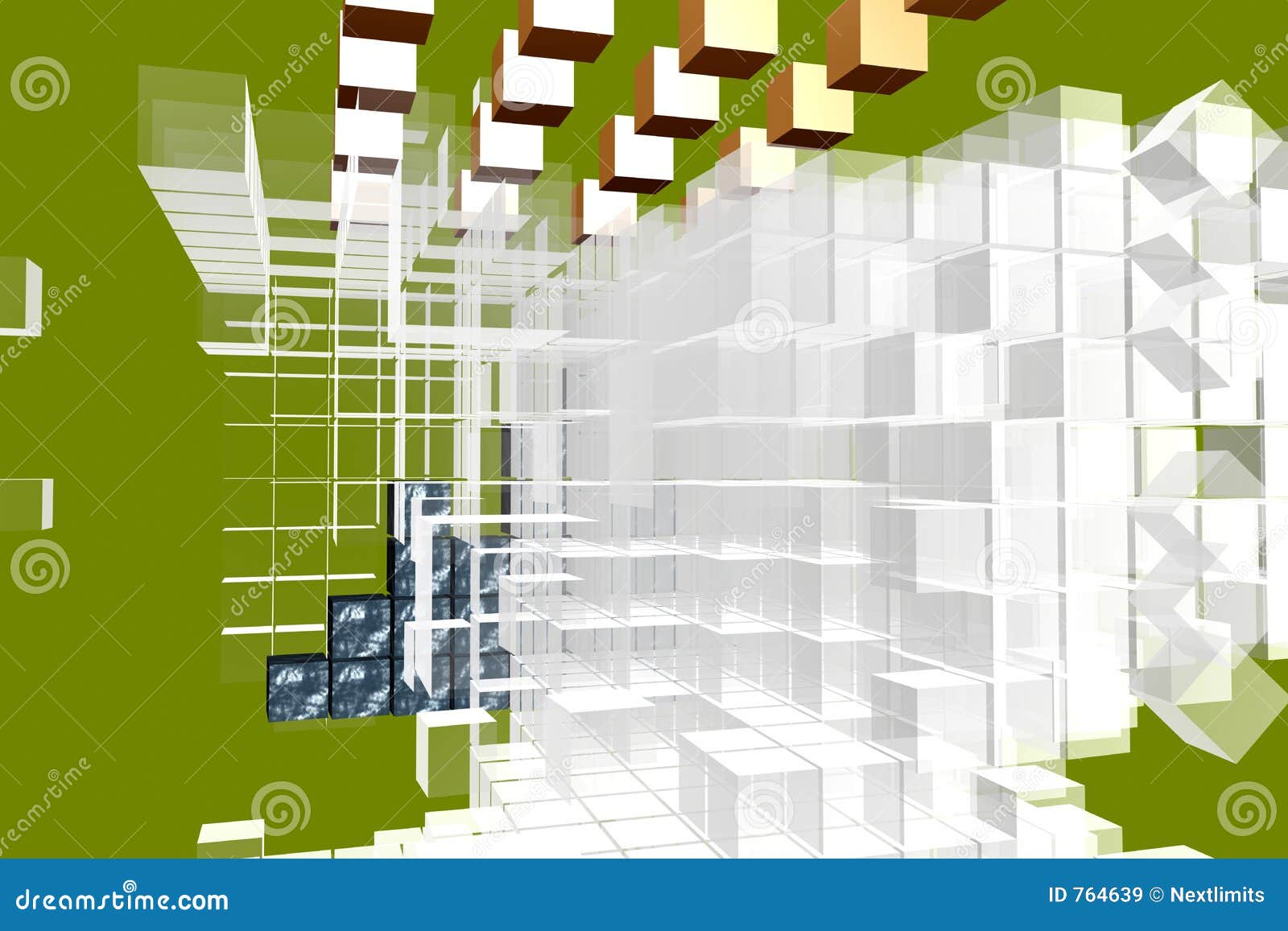 3d cubes analysis layout stock illustration. Illustration of cubes - 764639