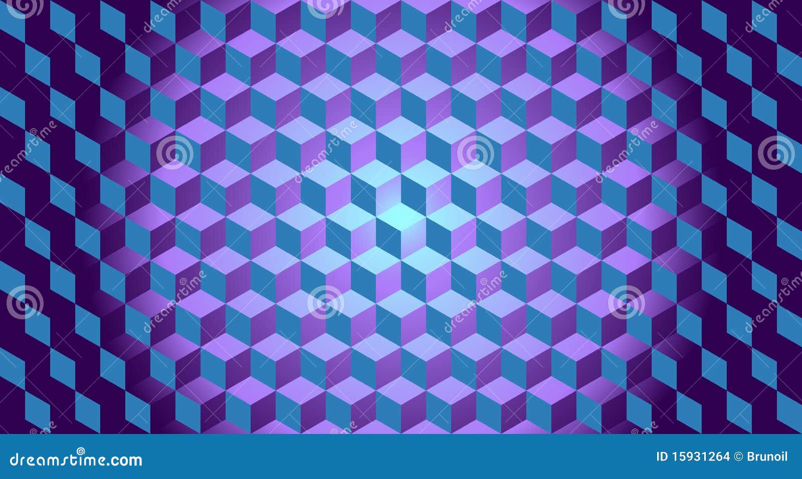 3D Cubes Illusion Background Stock Vector - Illustration of pattern ...