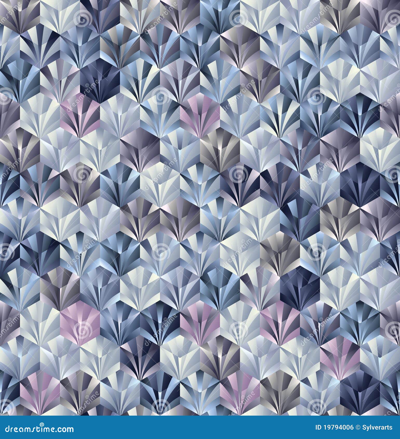 3d cubes seamless pattern. stock vector. Illustration of dimensional ...