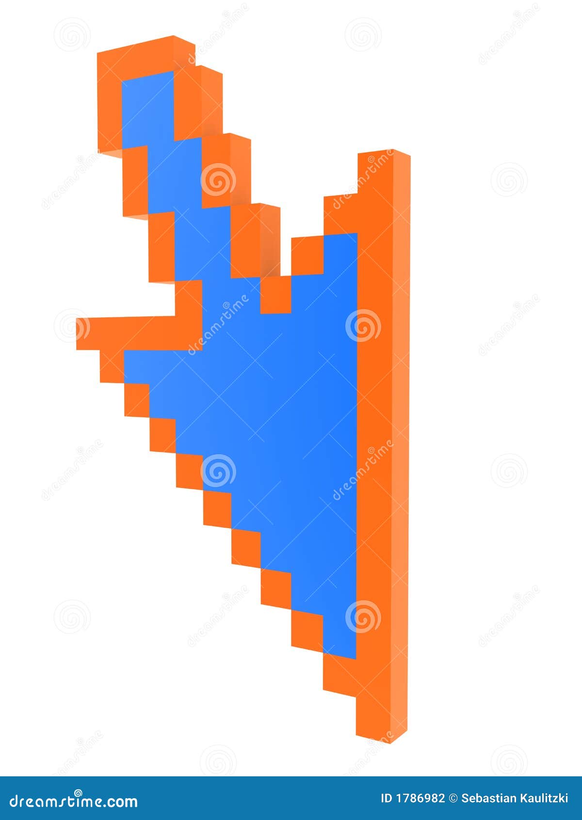 3d cursor stock illustration. Illustration of mouse, click - 1786982