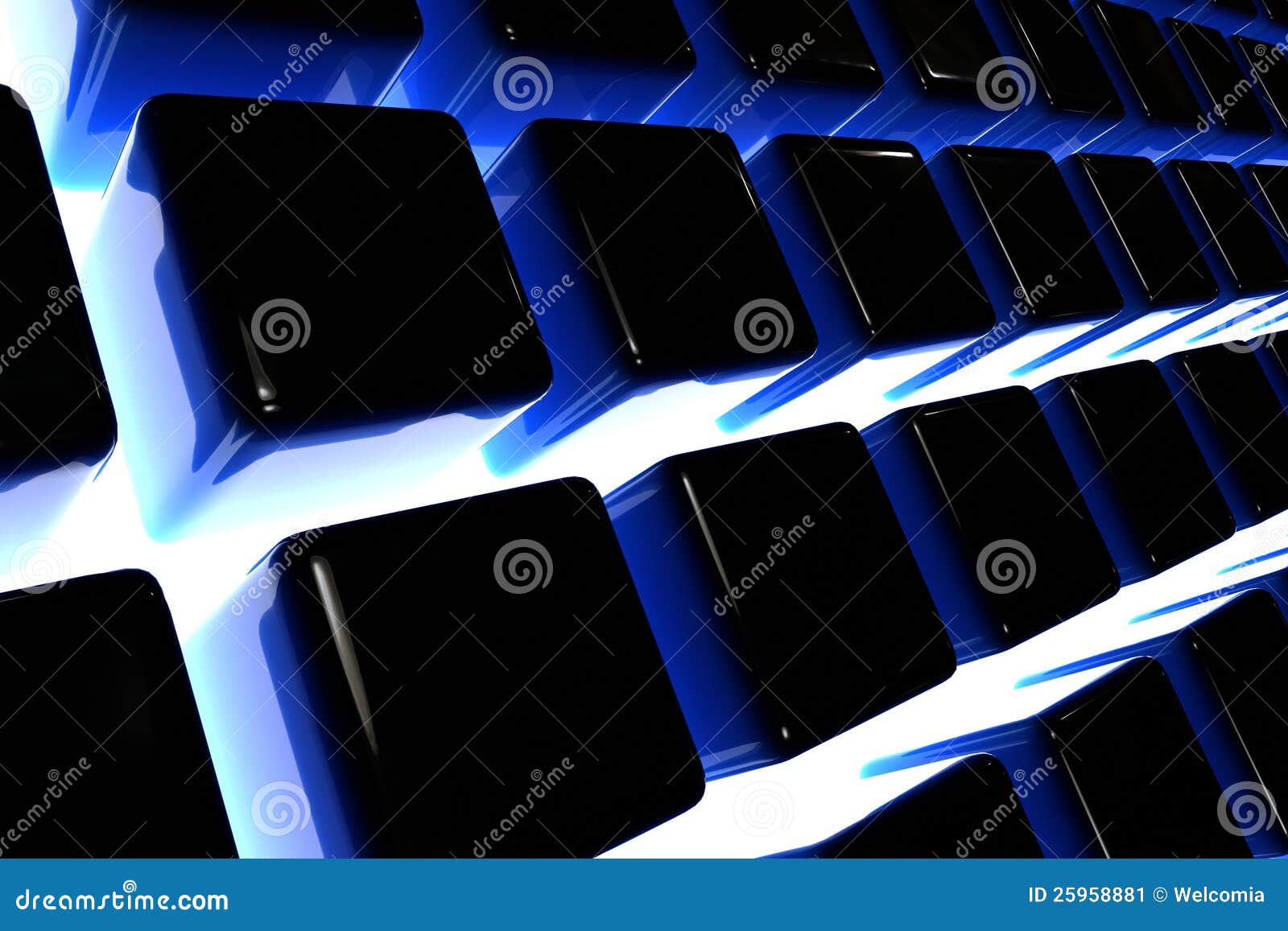 3D Dark Blocks Stock Image | CartoonDealer.com #25958881