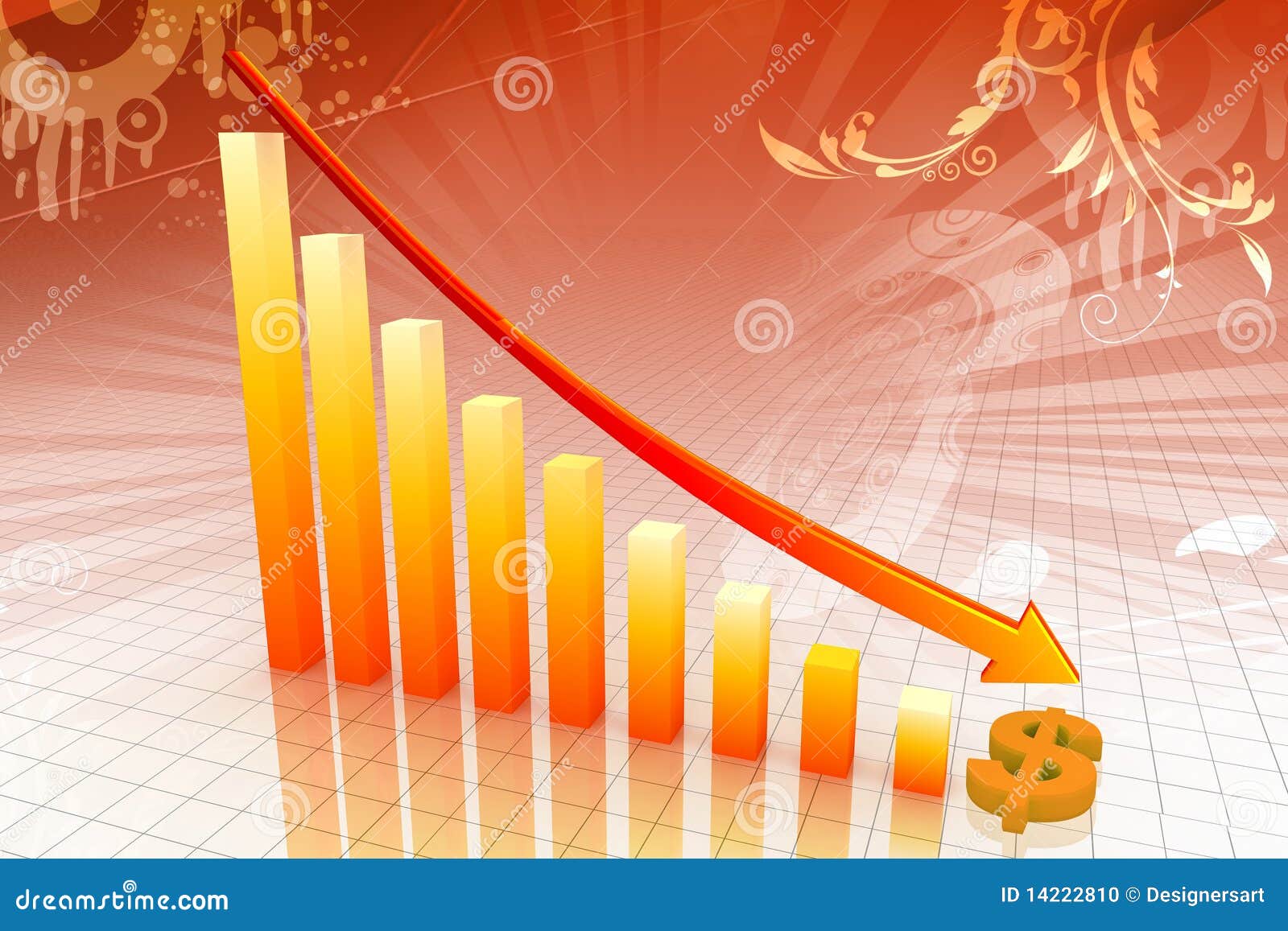 3d Decrease Graph Stock Illustrations – 2,892 3d Decrease Graph Stock ...