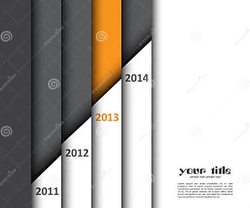 3d Design with Year Banners Stock Vector - Illustration of branding ...