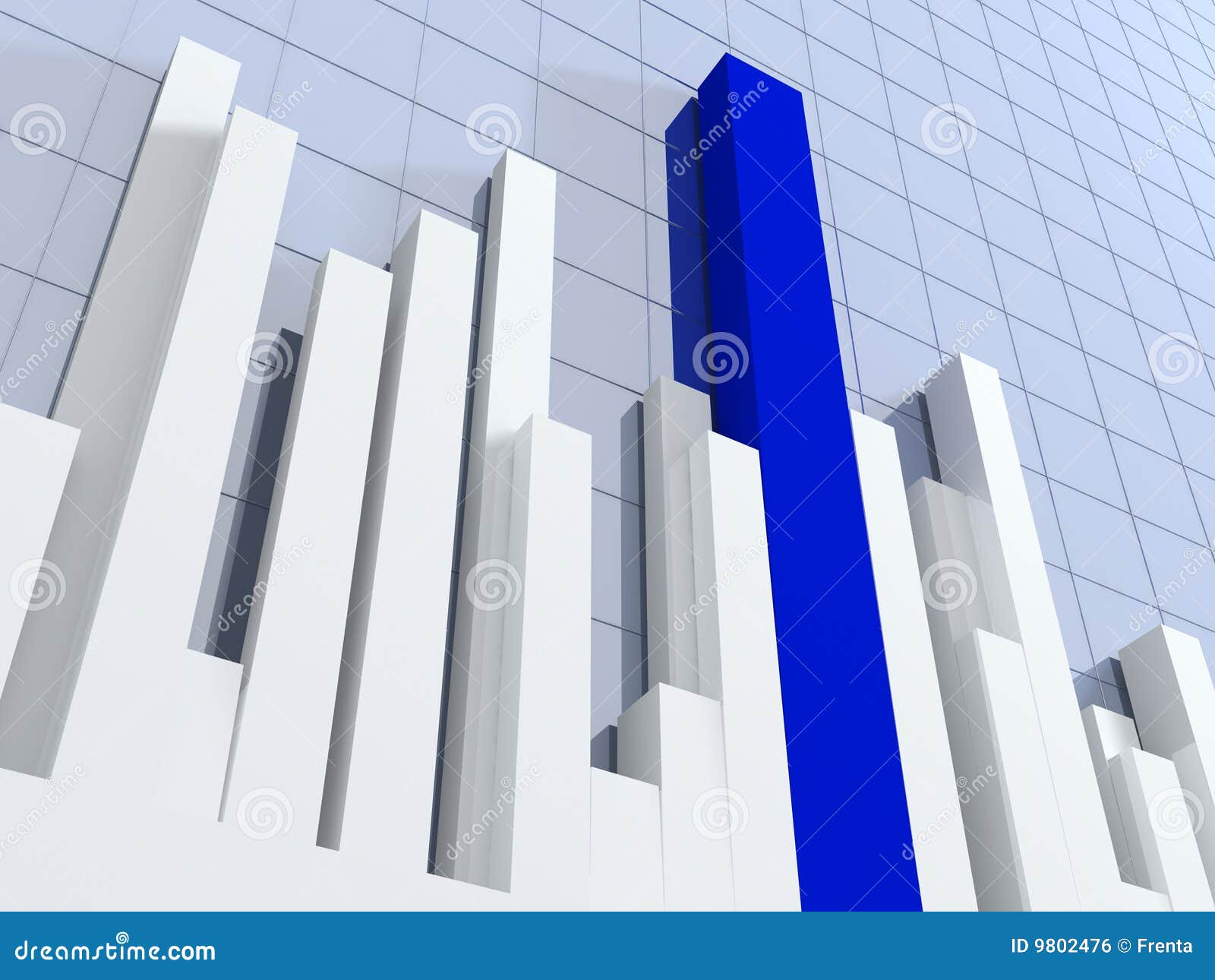 3d Diagram, Showing Positive Results Stock Illustration - Illustration ...