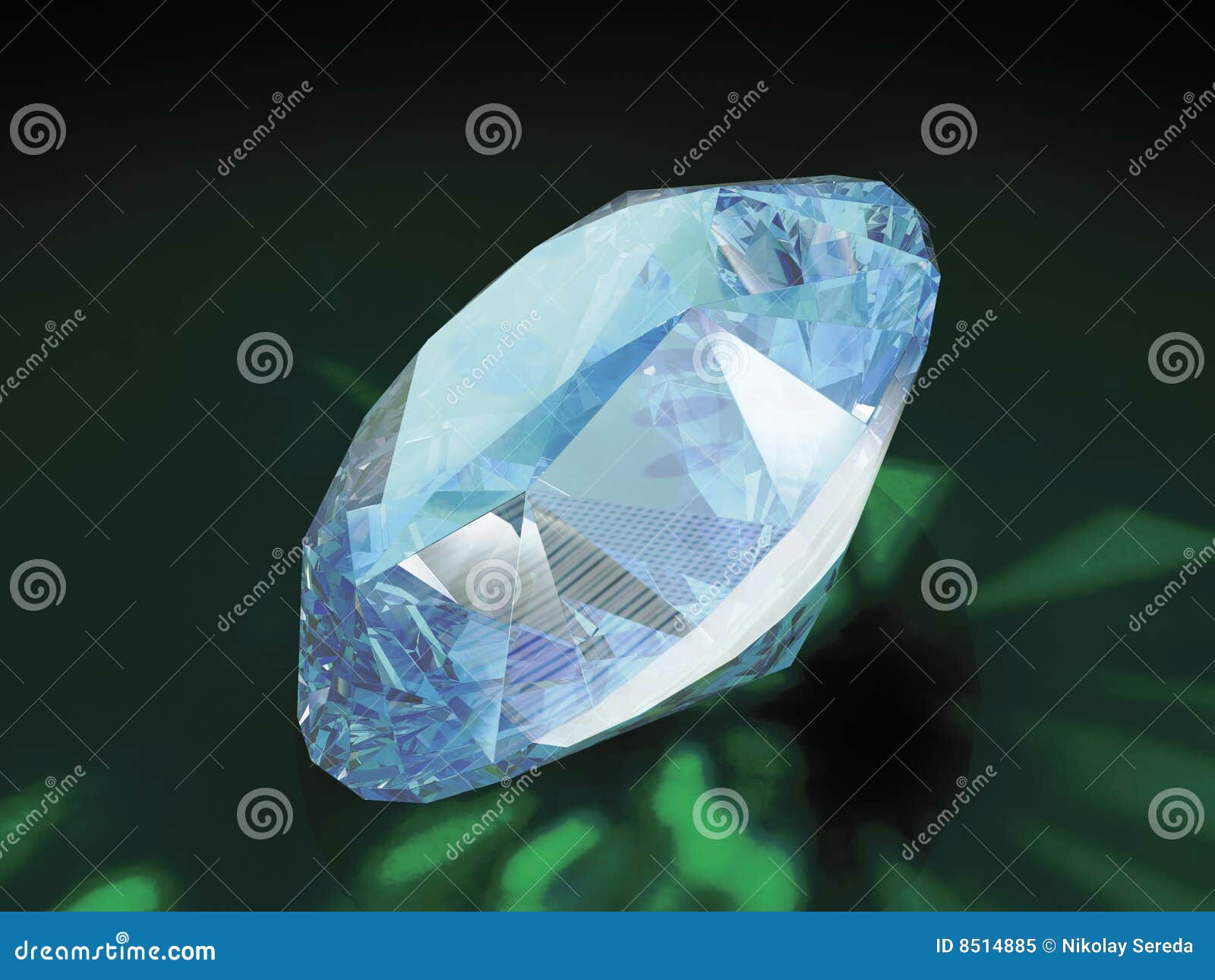 3d diamant stock illustratie. Illustration of duur, juwelen - 8514885