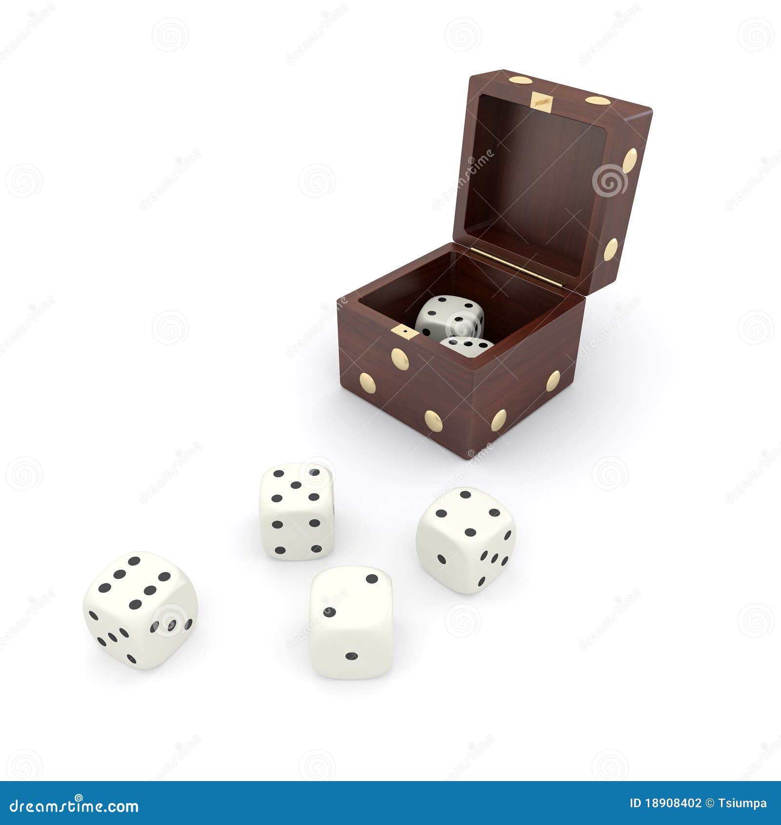 3d dice stock illustration. Illustration of winning, games - 18908402