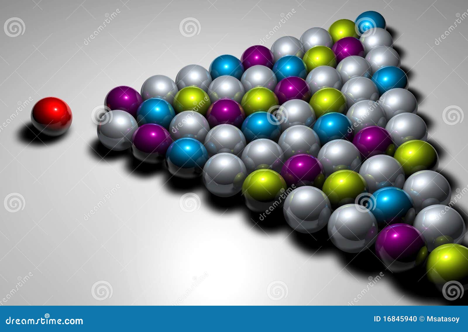 3D in different spheres stock illustration. Illustration of planet ...