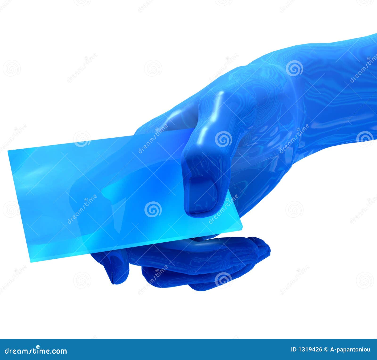 3D Digital Cyber Card stock illustration. Illustration of hold - 1319426