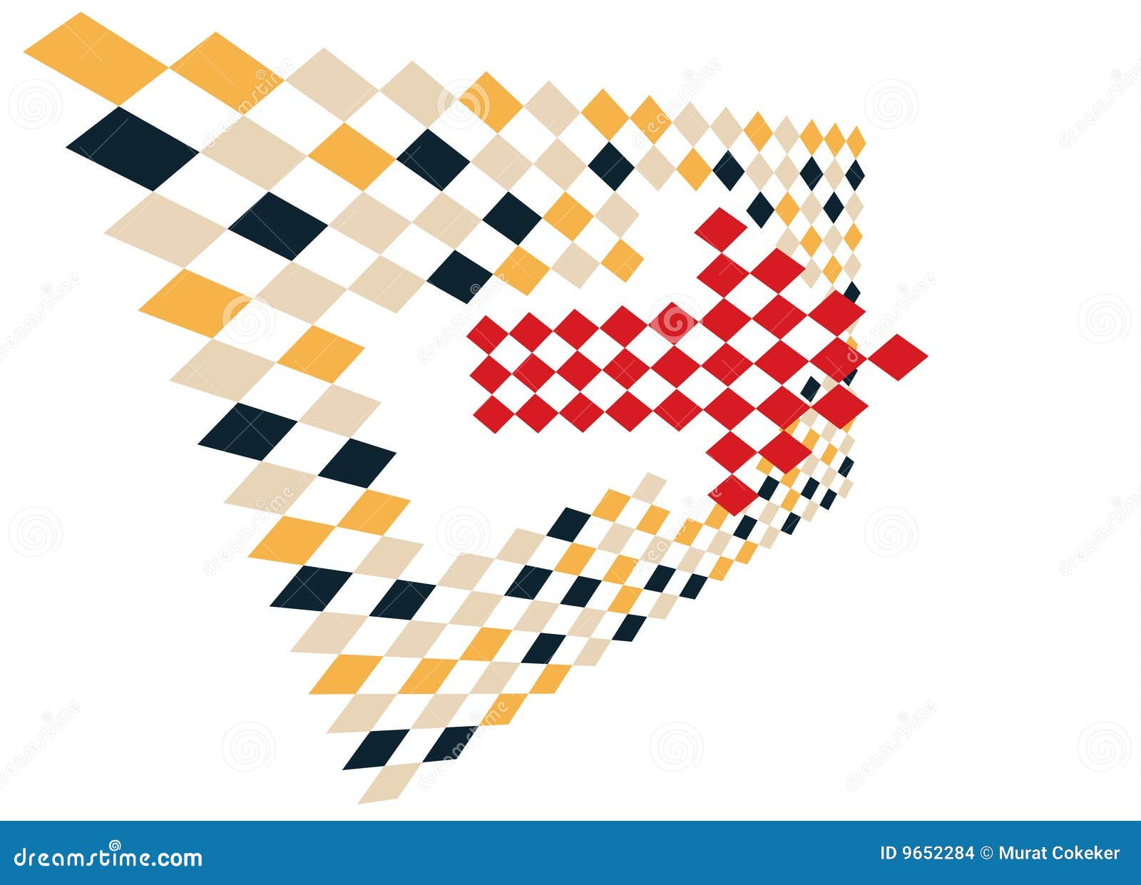 3d direction arrows raster stock vector. Illustration of graphic - 9652284