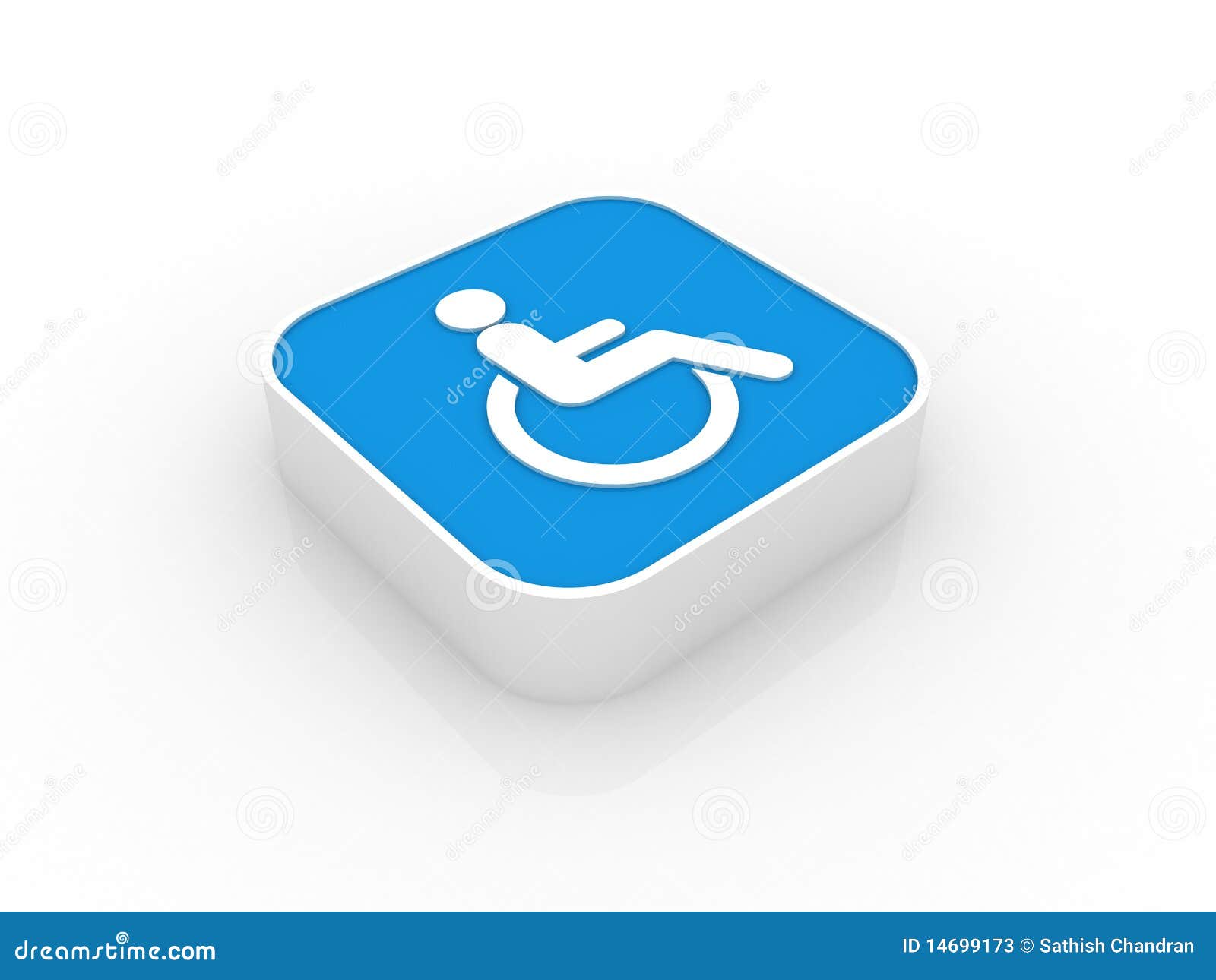 Disabled Icon Vector Sign And Symbol Isolated On White Background ...