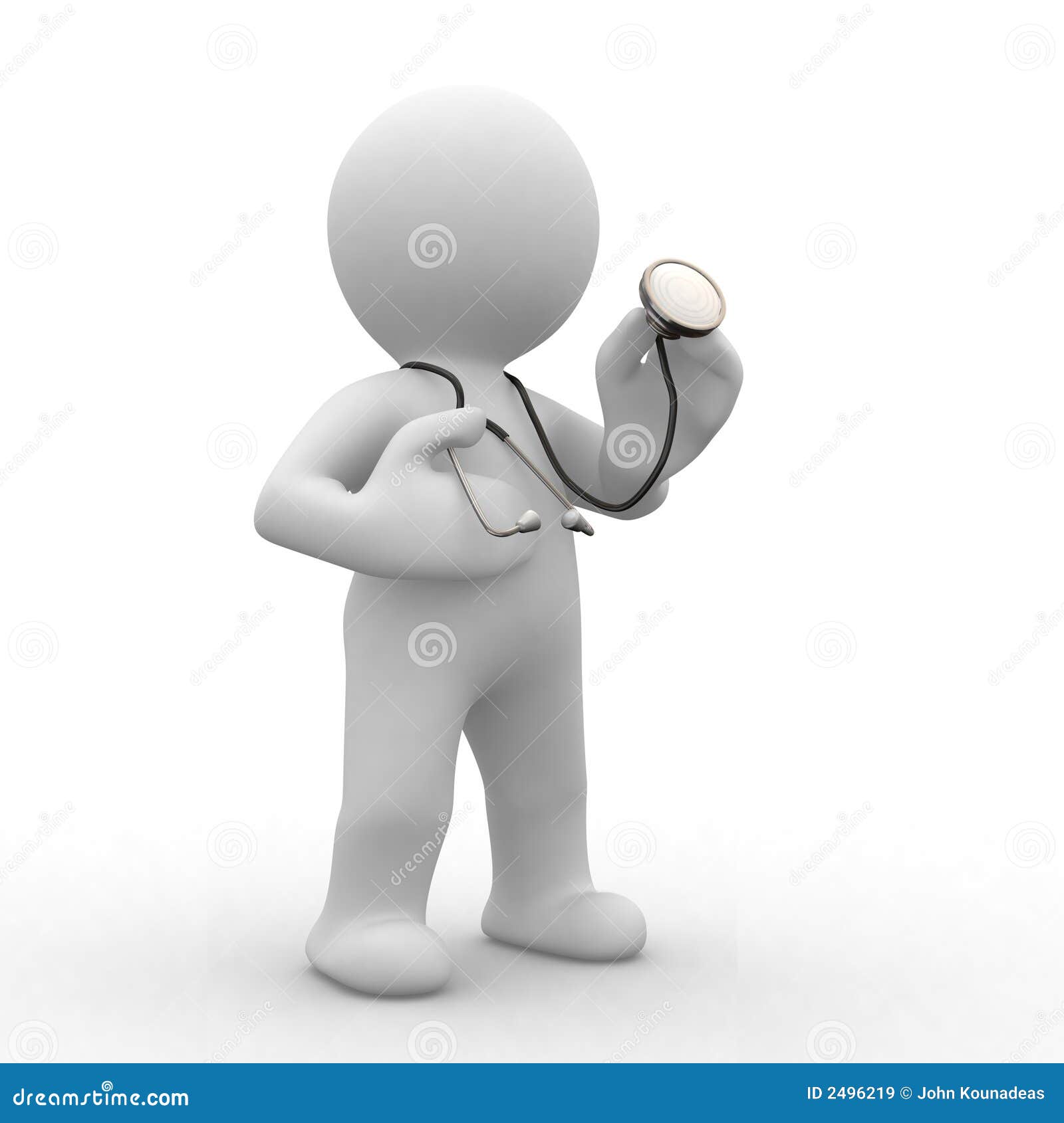 3d doctor stock illustration. Illustration of abstract - 2496219