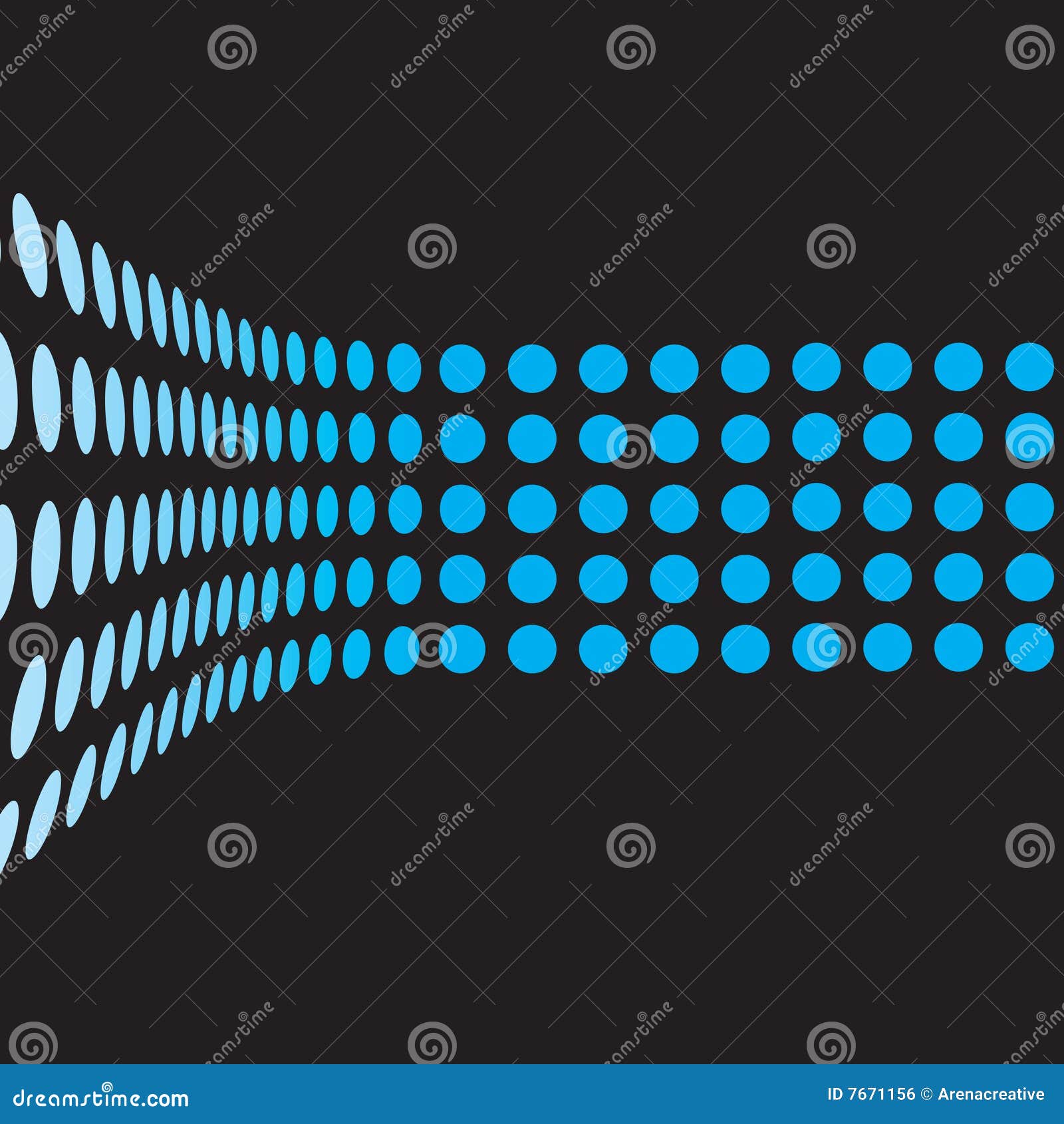 3D Dotted Line stock vector. Illustration of circles, article - 7671156