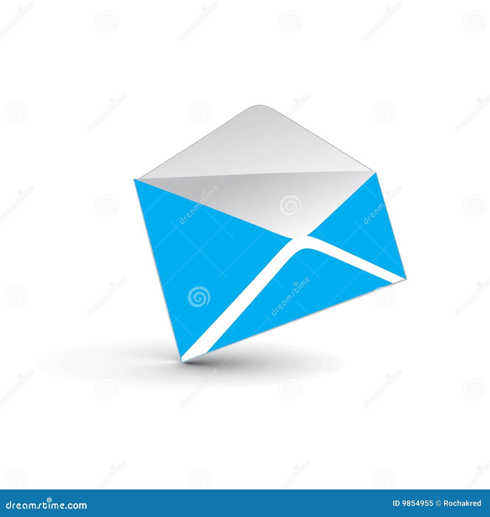 3d e-mail icon stock vector. Illustration of email, isolated - 9854955