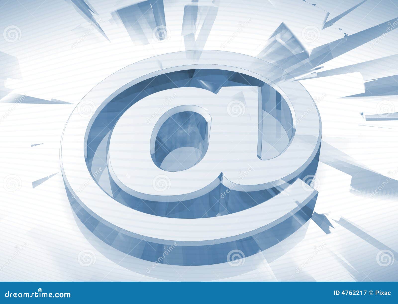 3D E-mailPictogram stock illustratie. Illustration of internet - 4762217