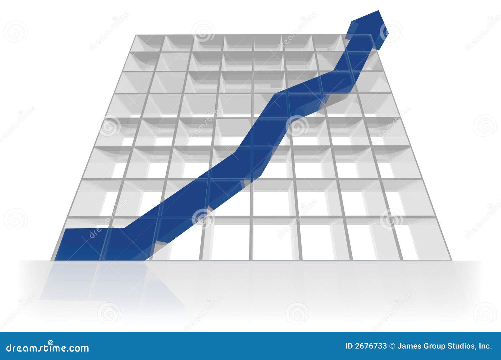 3D earnings graph stock illustration. Illustration of inflation - 2676733