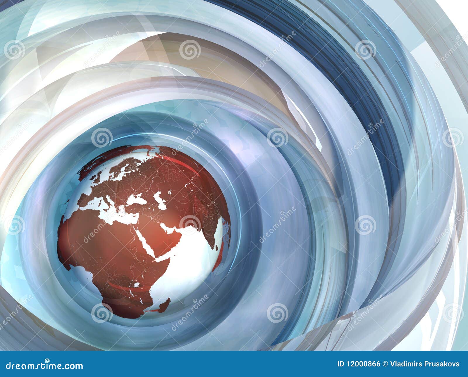 3d earth stock illustration. Illustration of abstract - 12000866