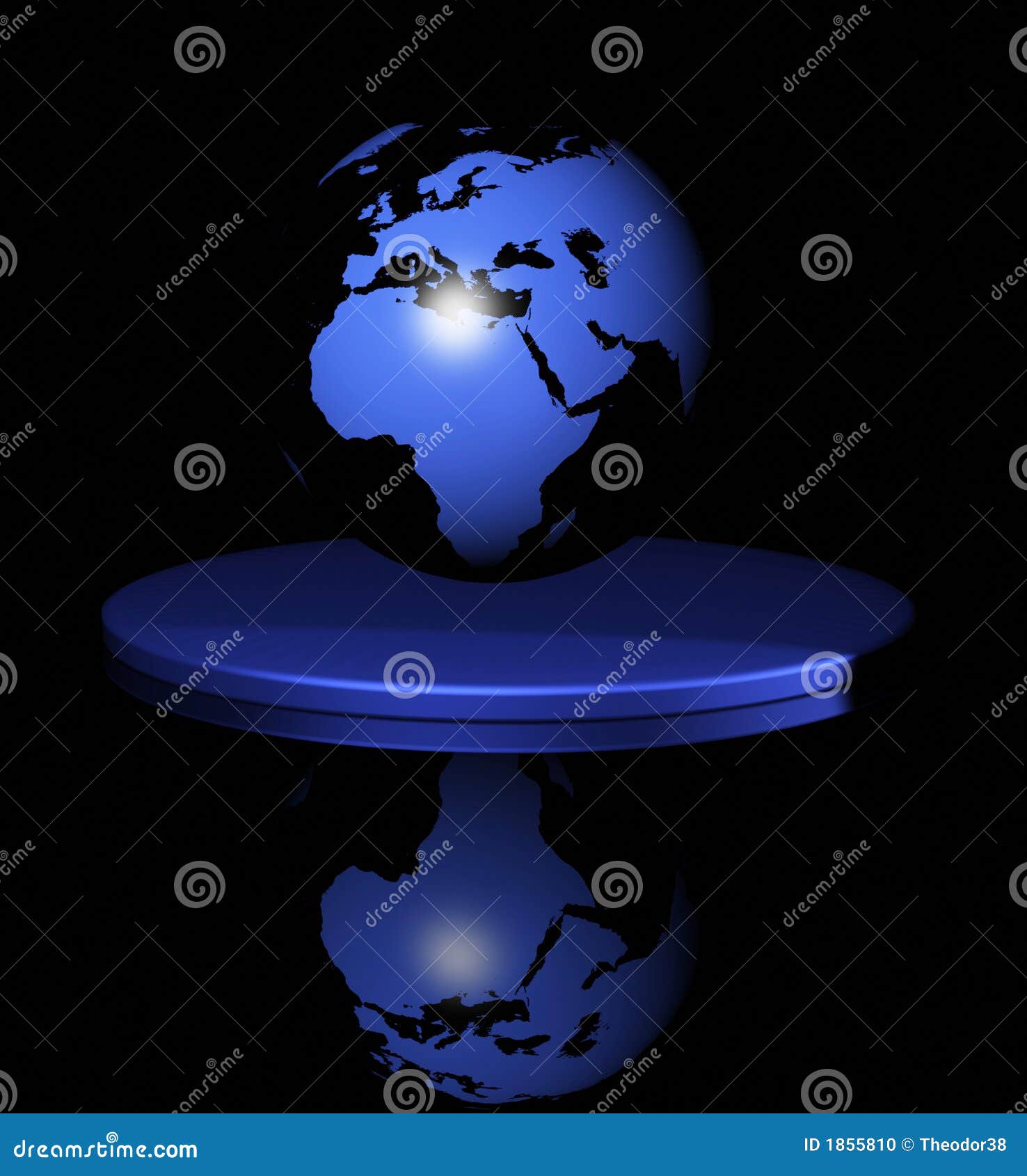 3d earth stock illustration. Illustration of path, connection - 1855810