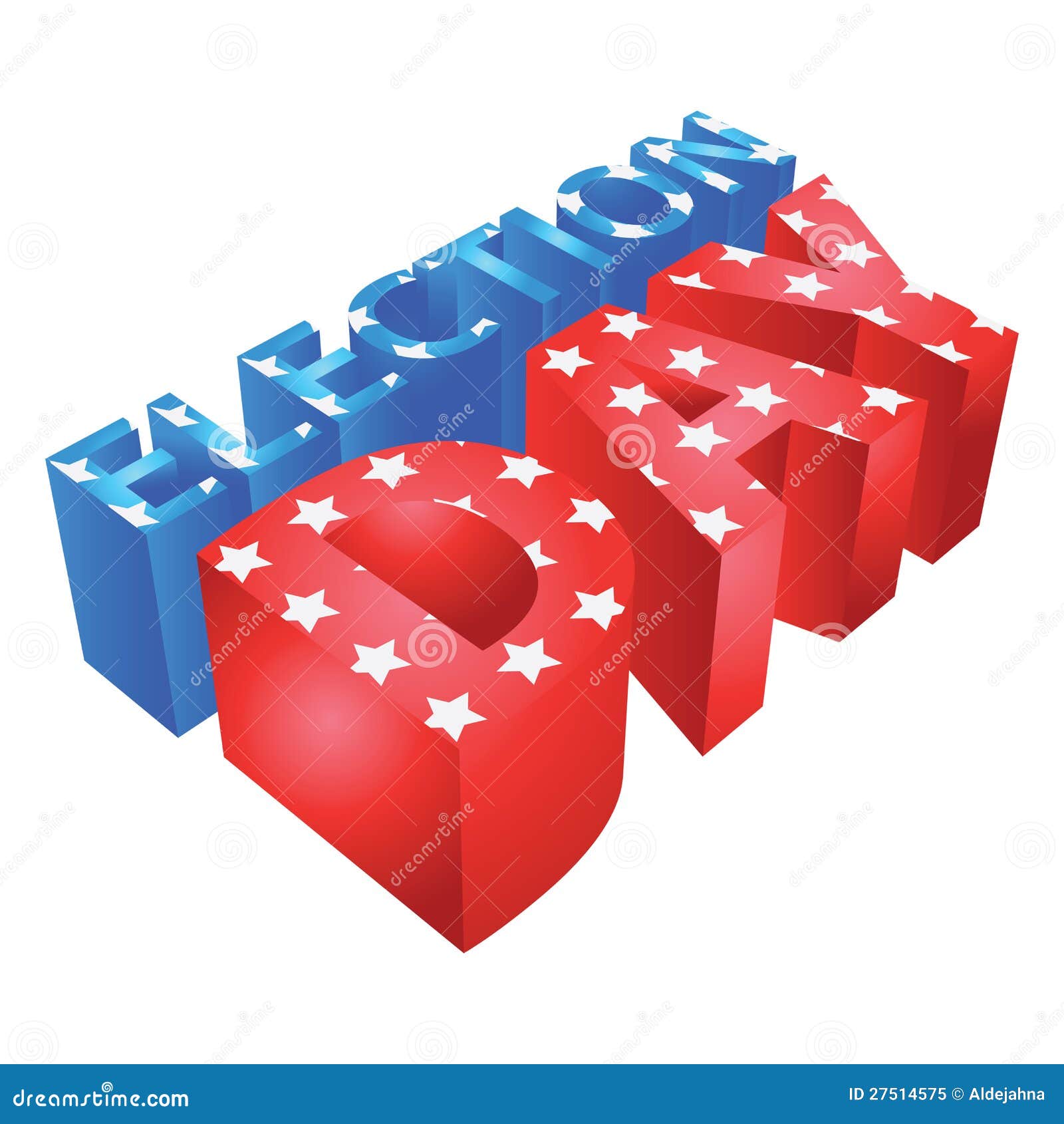 3d election day stock vector. Illustration of election - 27514575